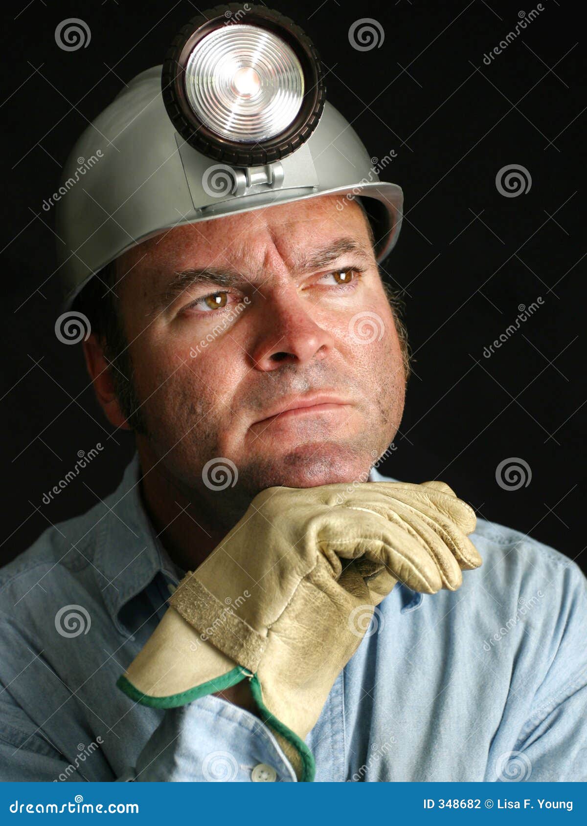 Coal Miner - Portrait stock photo. Image of industry, dirty - 348682