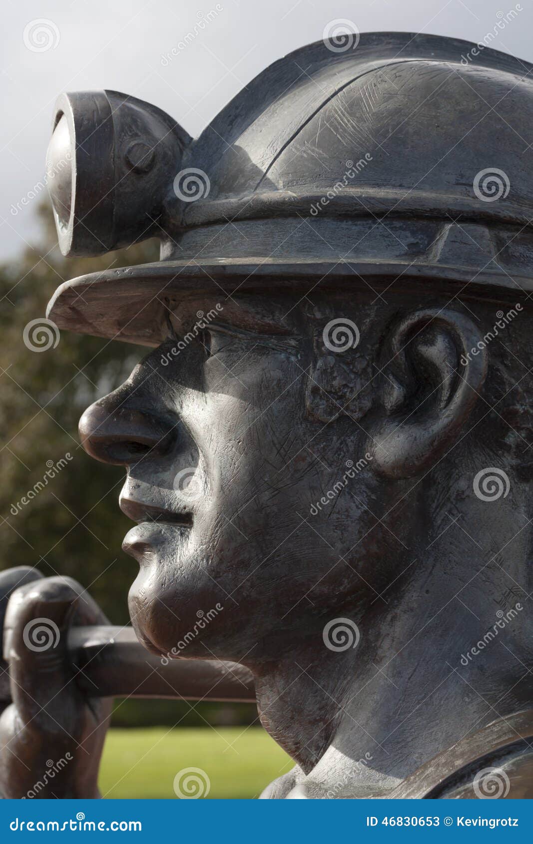 Coal Miner Statue stock image. Image of worker, mining - 46830653