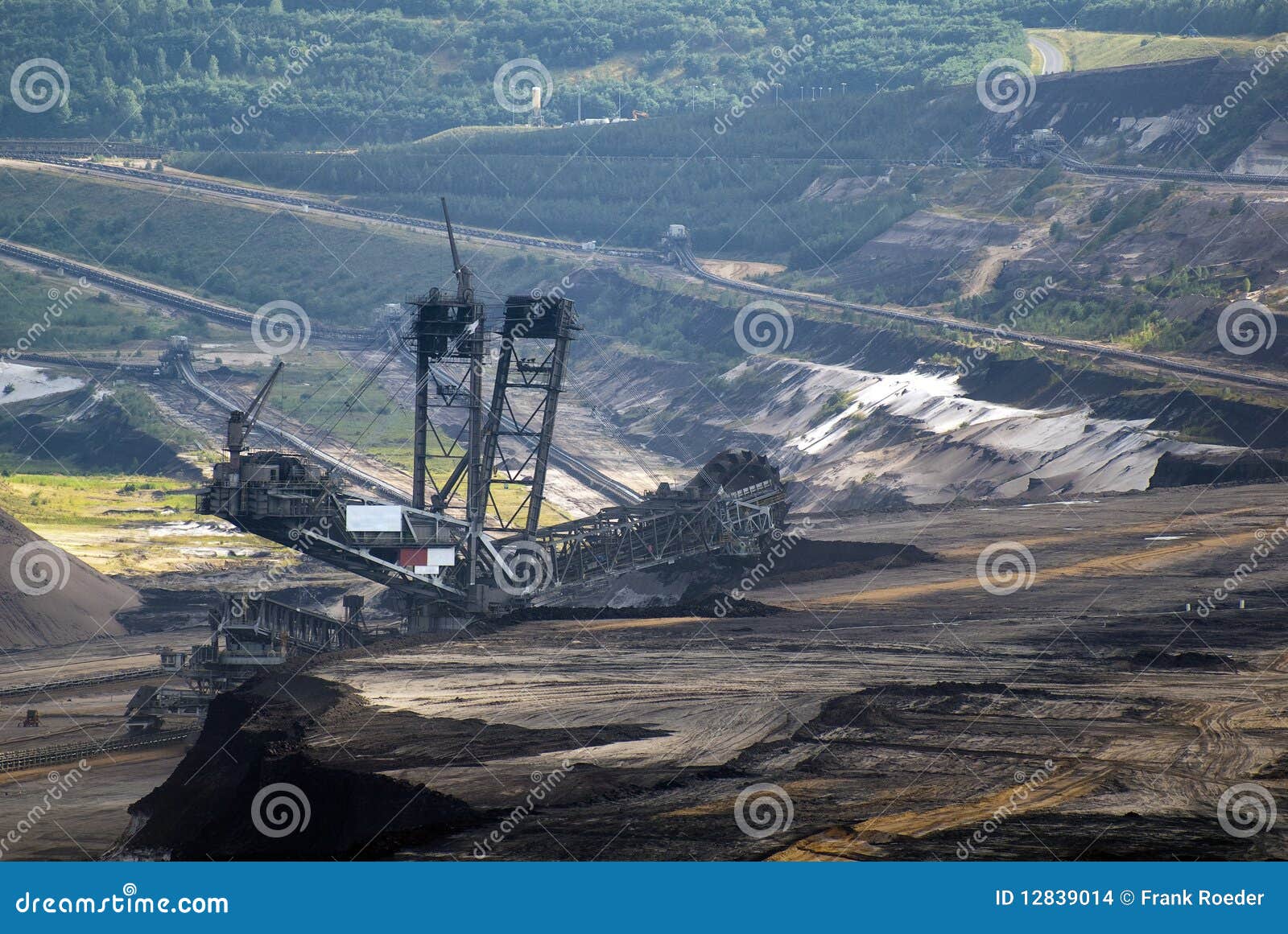 Coal Mining stock photo. Image of mills, industrial, opencast - 12839014