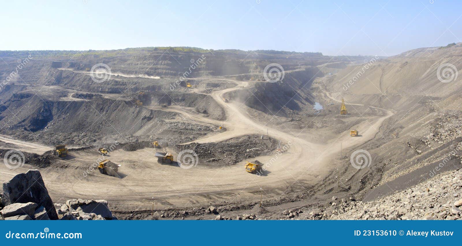 Coal mining stock photo. Image of dump, construction - 23153610