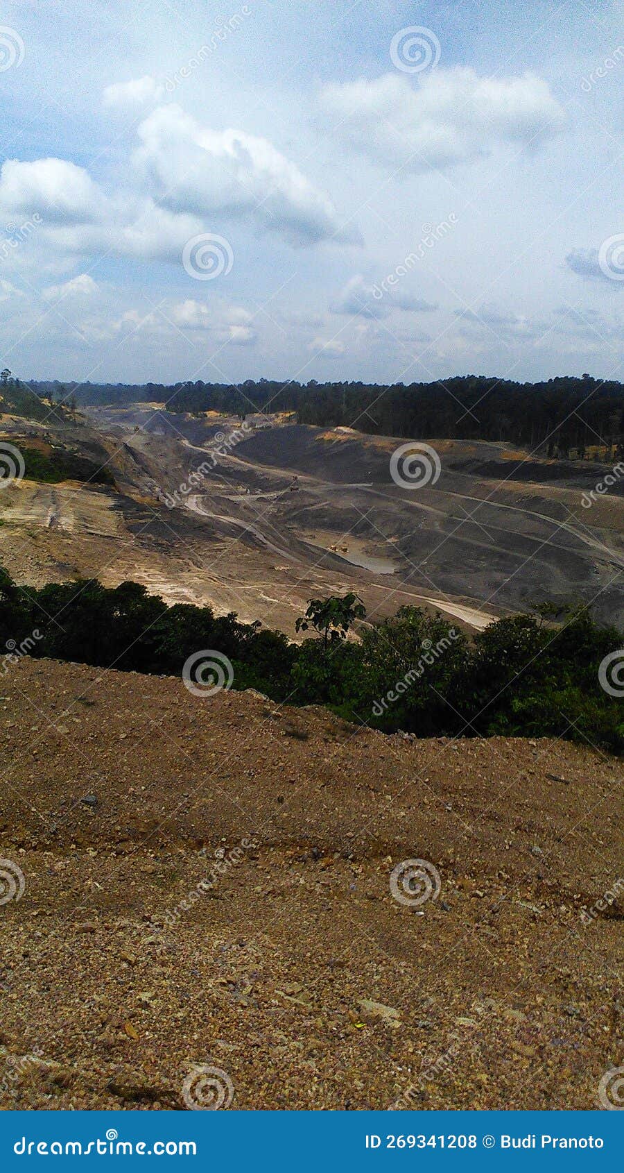 Coal Mining Area in Indonesia Stock Photo - Image of coal, indonesia ...