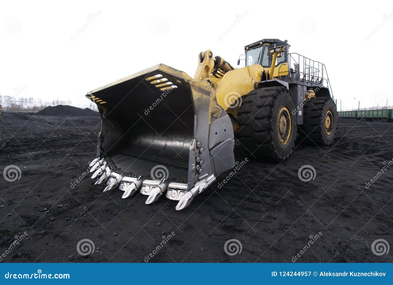 Coal Mining Equipment. Bulldozer Stock Image - Image of quarry, heavy ...
