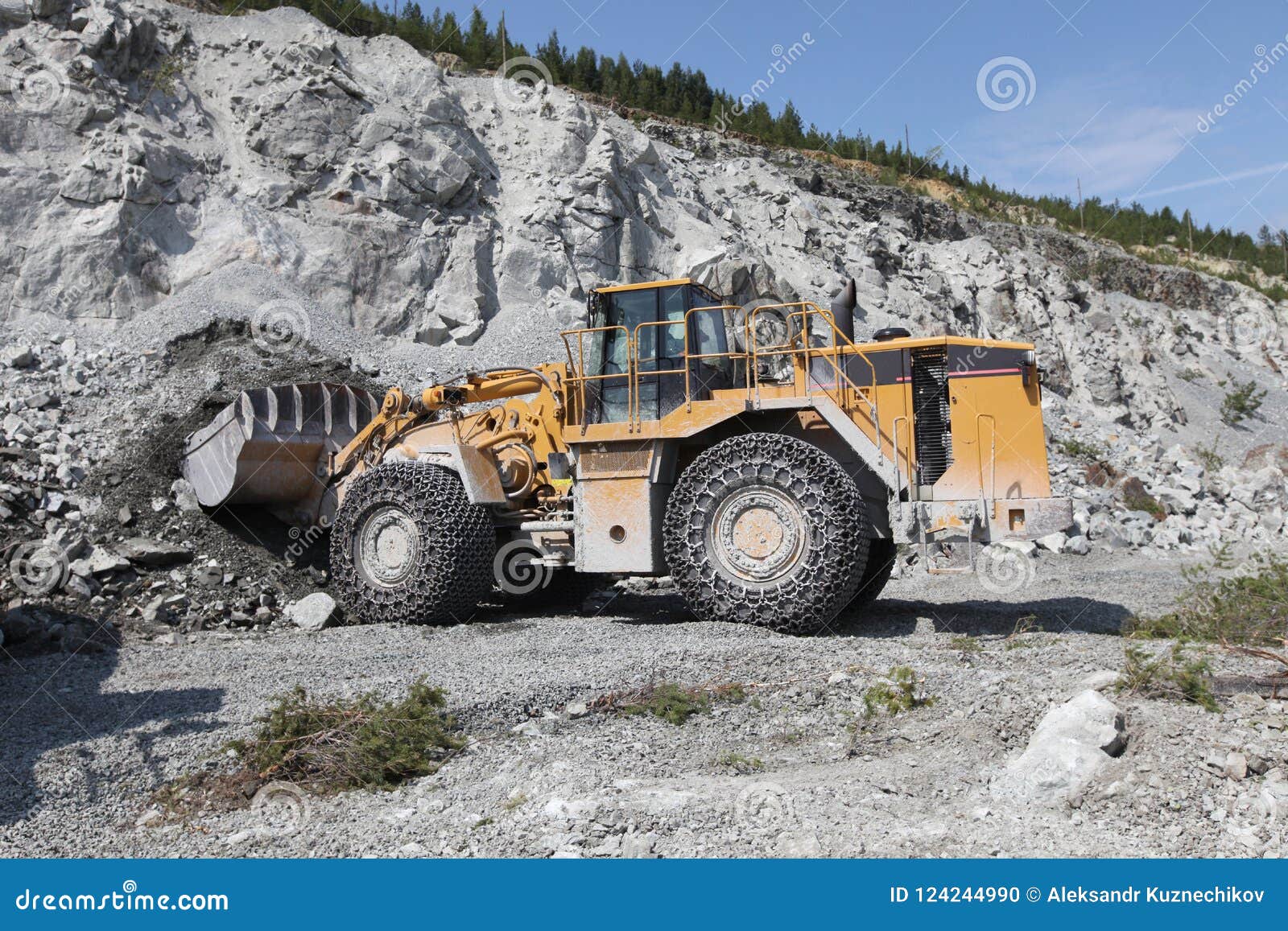 Coal Mining Equipment. Bulldozer Stock Photo - Image of construction ...
