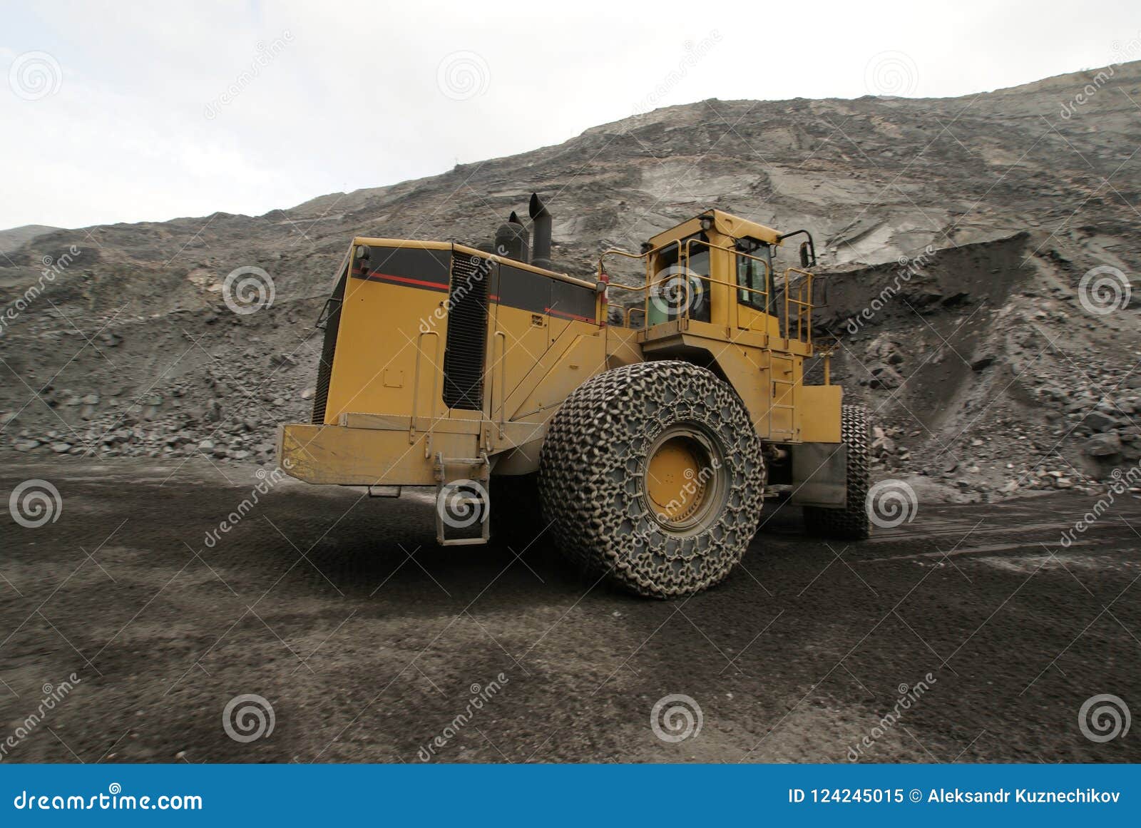 Coal Mining Equipment. Bulldozer Stock Image - Image of vehicle ...