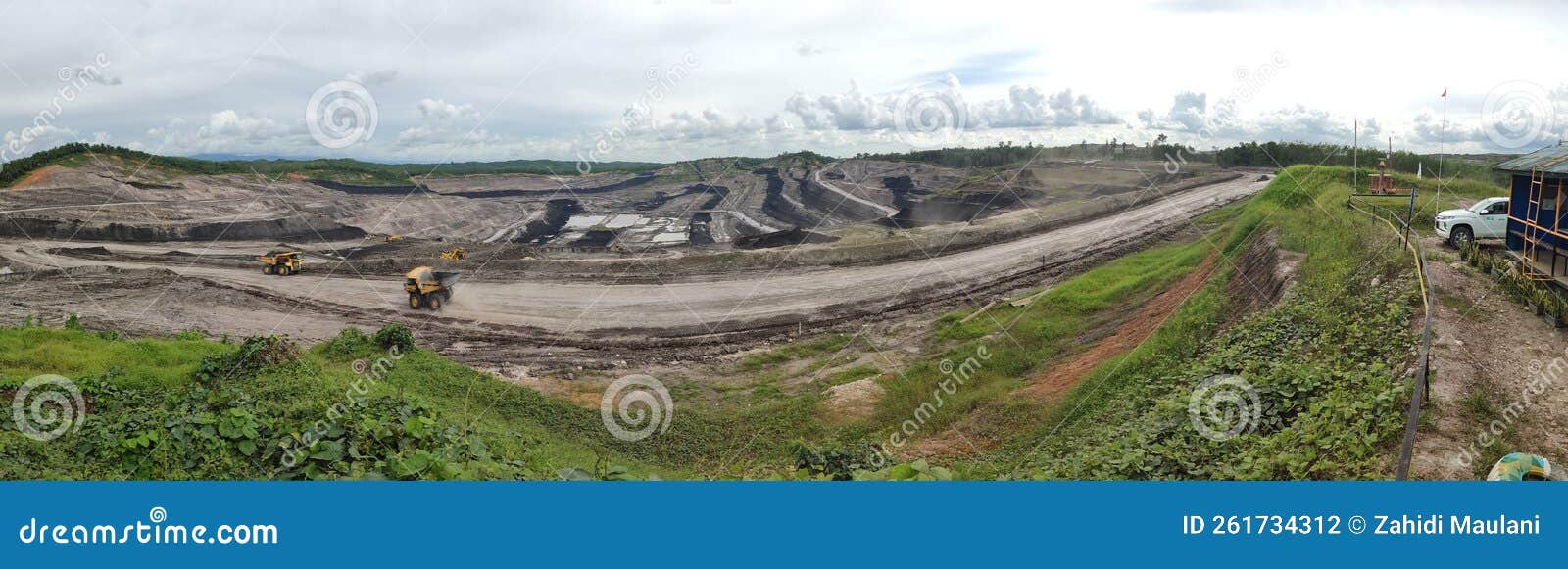 Coal Mining Landscape in Indonesia,Balangan Coal ,Adaro Indonesia ...