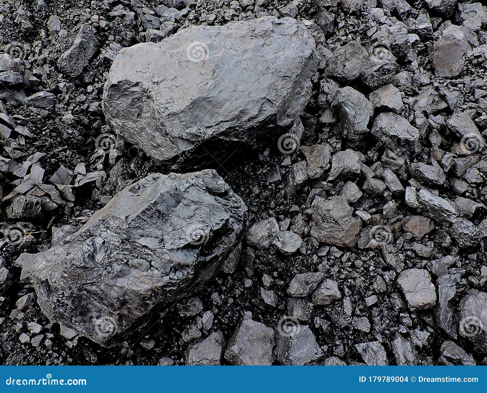 Coal Mining Large and Small Pieces Stock Photo - Image of energy ...