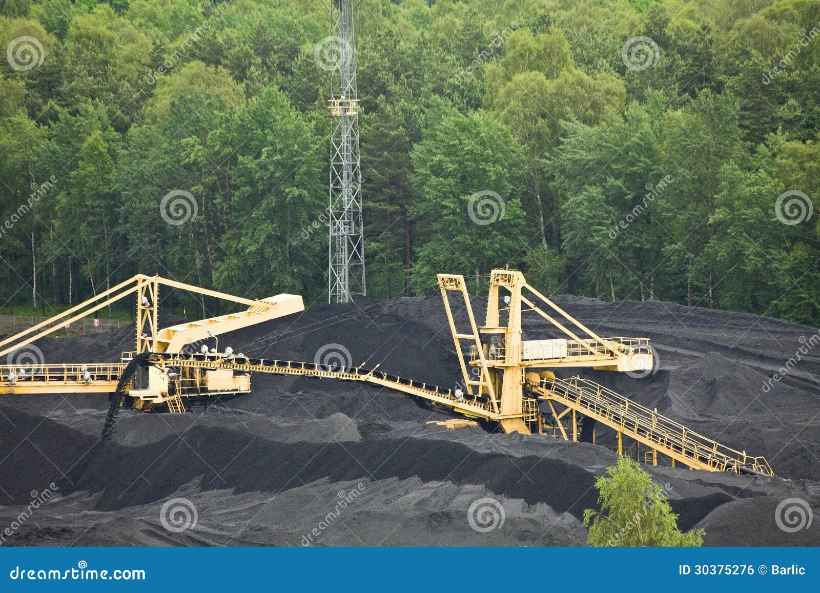 Coal mining stock photo. Image of production, charcoal - 30375276
