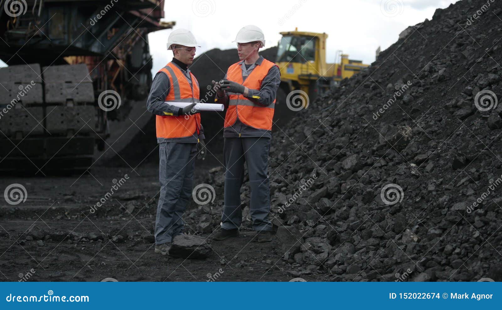 Coal Mining Open Pit Worker Man Stock Footage - Video of factory ...