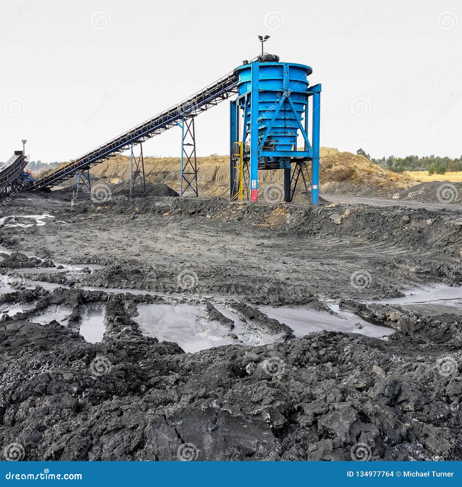 Coal Mining and Processing in South Africa Stock Photo - Image of fuel ...