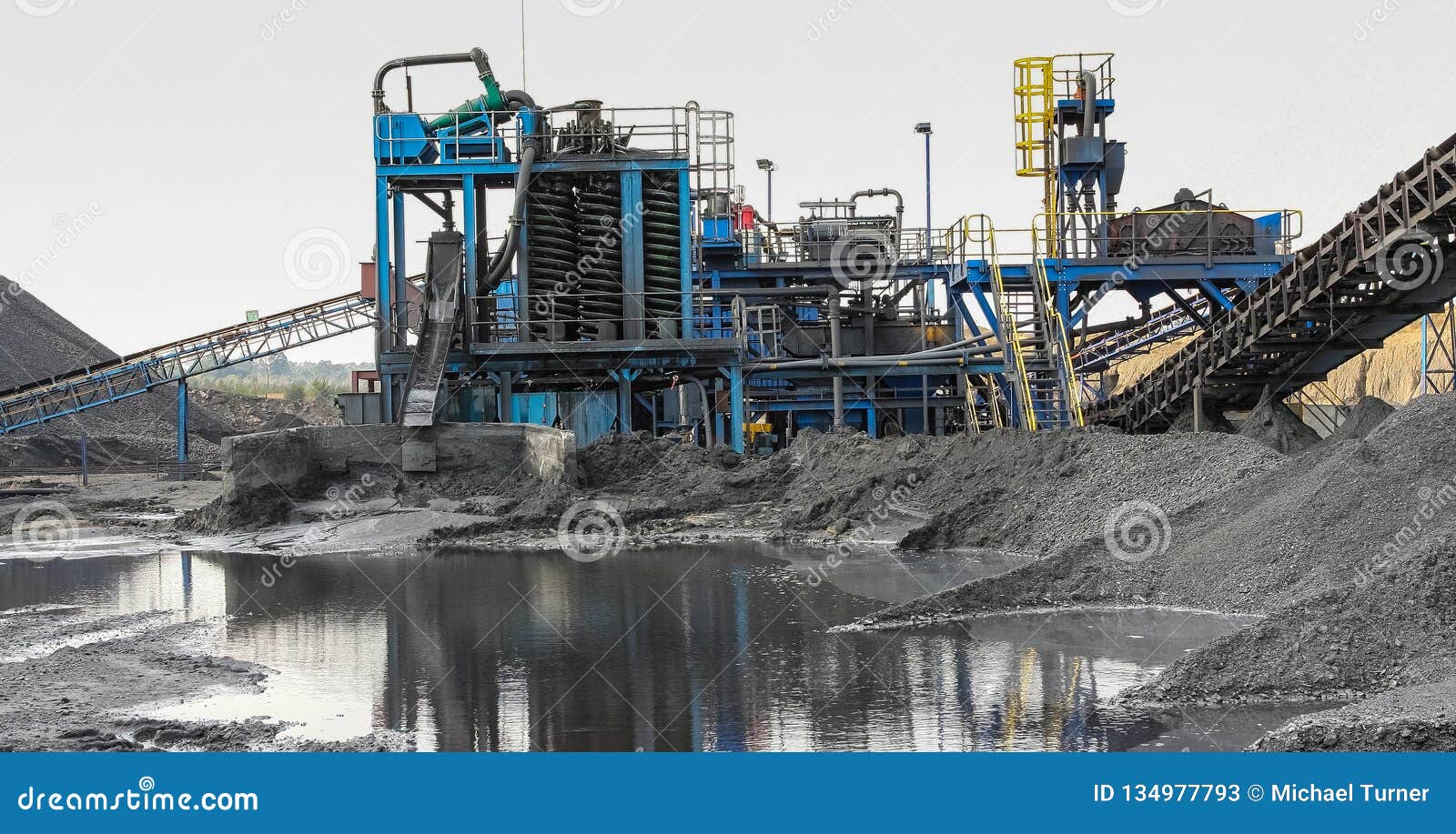 Coal Mining and Processing in South Africa Stock Image - Image of ...