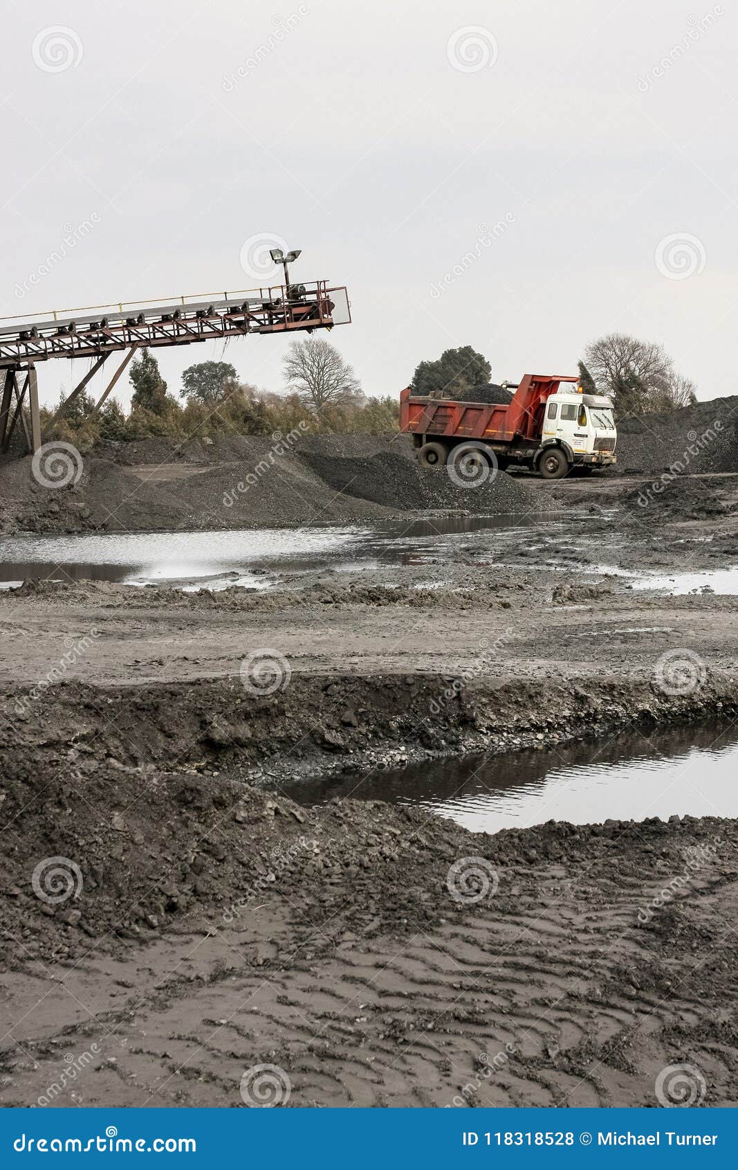 Coal Mining and Processing in South Africa Stock Photo - Image of dust ...