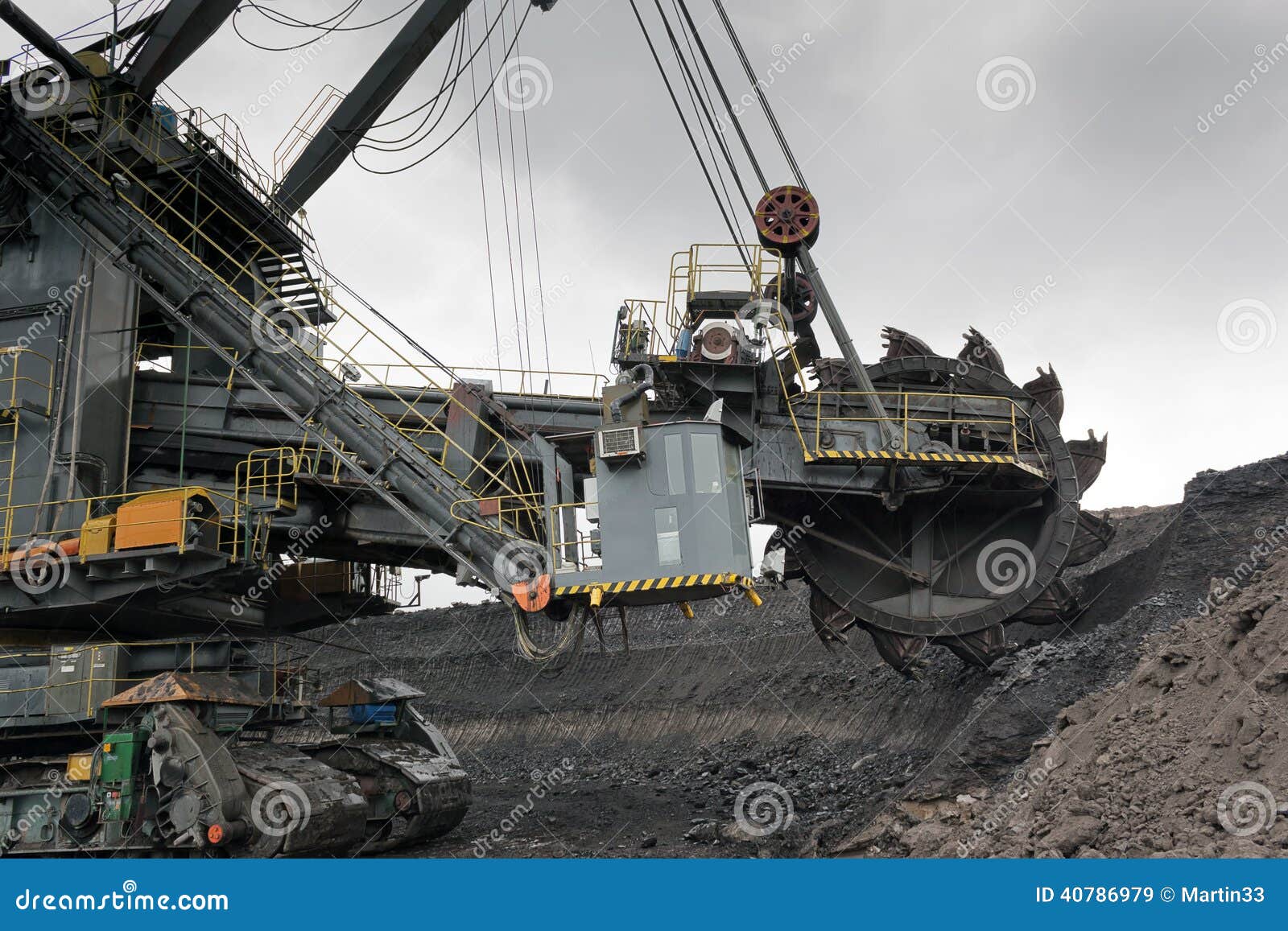 Coal mining stock image. Image of mining, rain, technology - 40786979