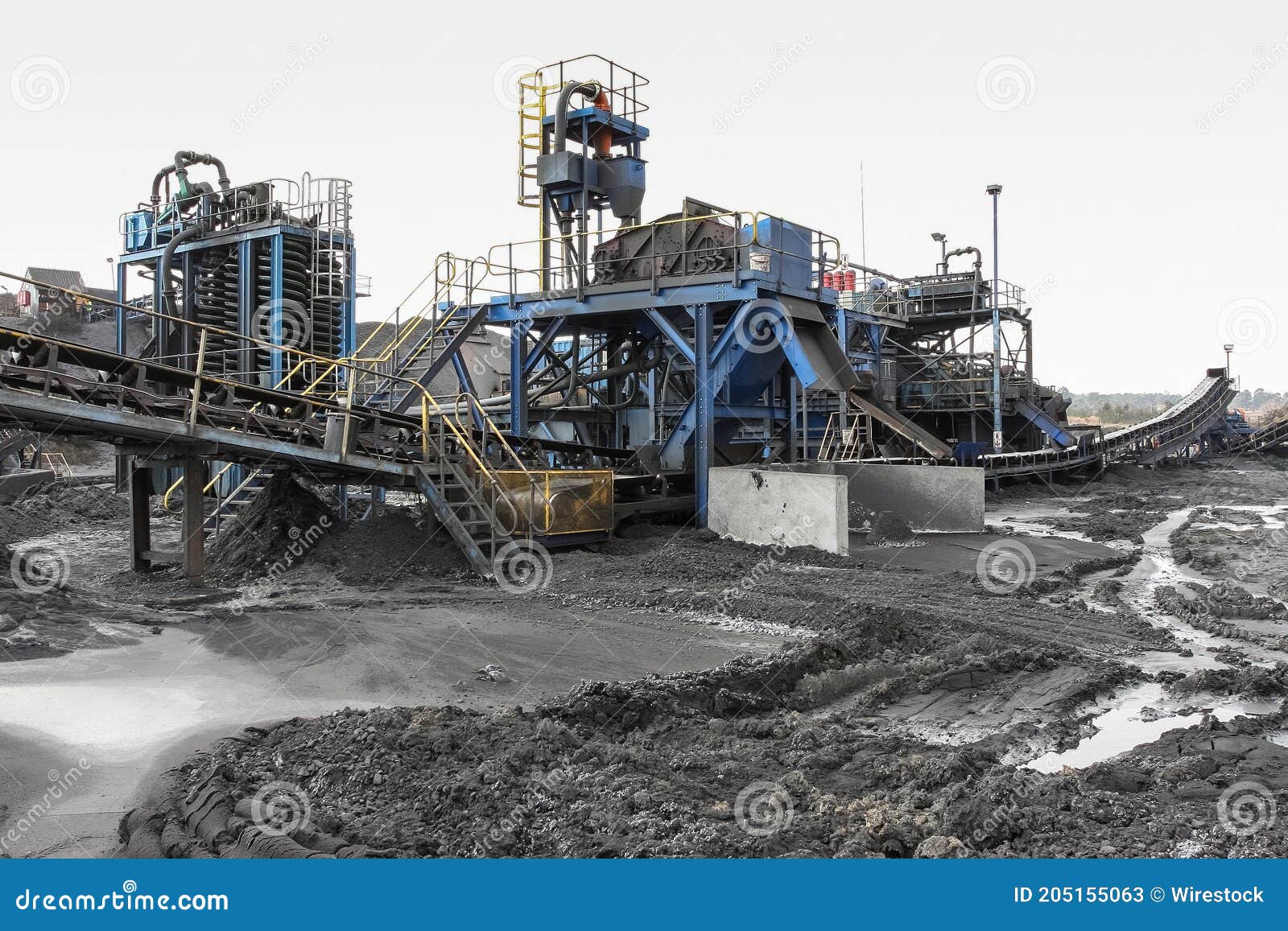 Coal Mining in South Africa Stock Image - Image of industrial, coal ...