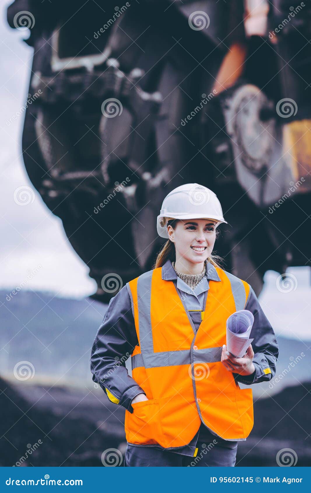 Coal mining worker stock image. Image of energy, open - 95602145