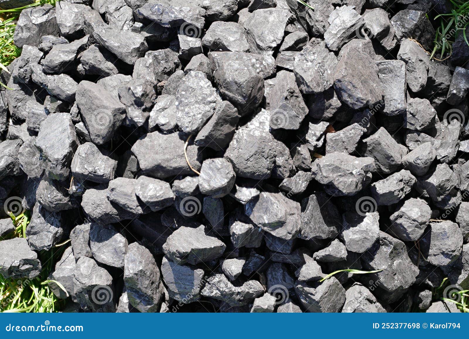 Coal pile stock photo. Image of burning, miner, carbon - 252377698