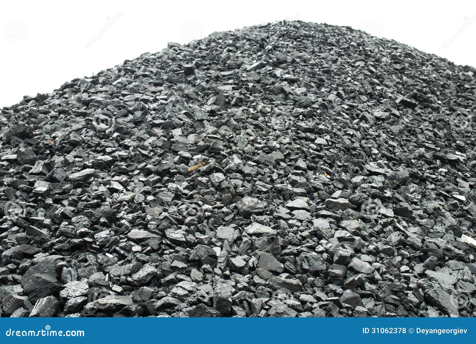 Coal pile stock photo. Image of power, industrial, combusted - 31062378