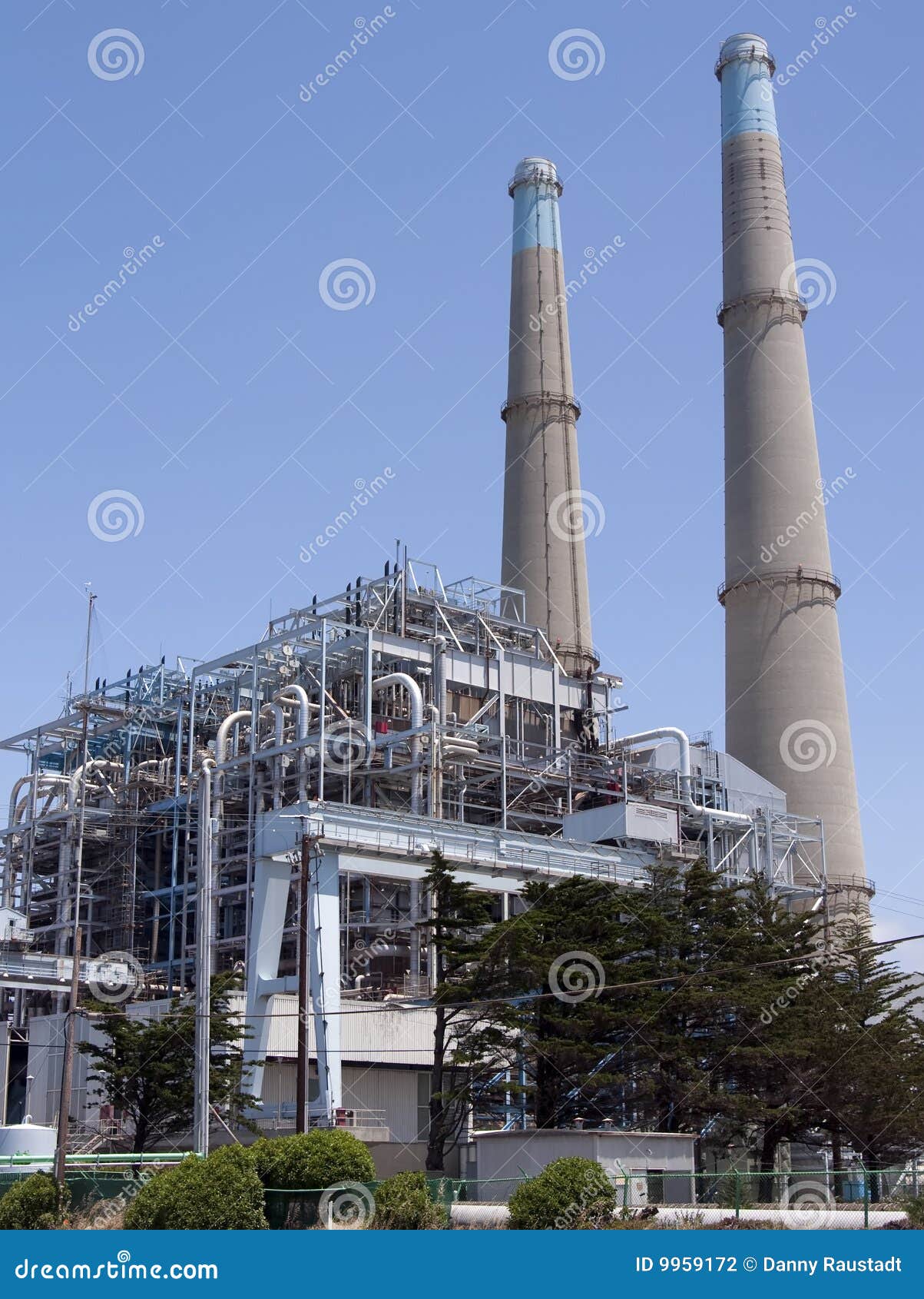 Coal Powered Electrical Power Plant Stock Photo - Image of state ...