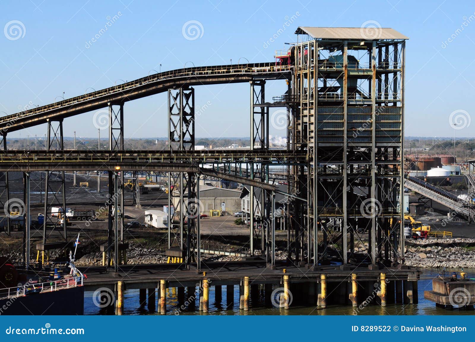 Coal refinery stock photo. Image of petrol, exterior, chemistry - 8289522