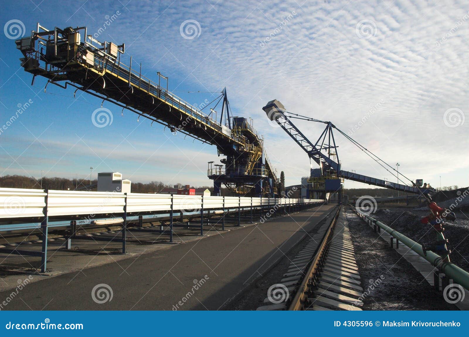 Coal terminal 1 stock photo. Image of industrial, professional - 4305596