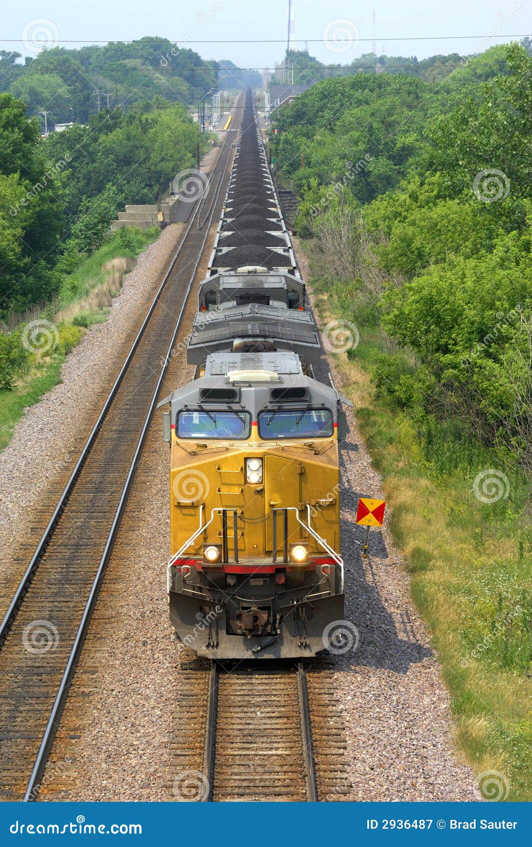 Coal Train Locomotive stock image. Image of power, diesel - 2936487
