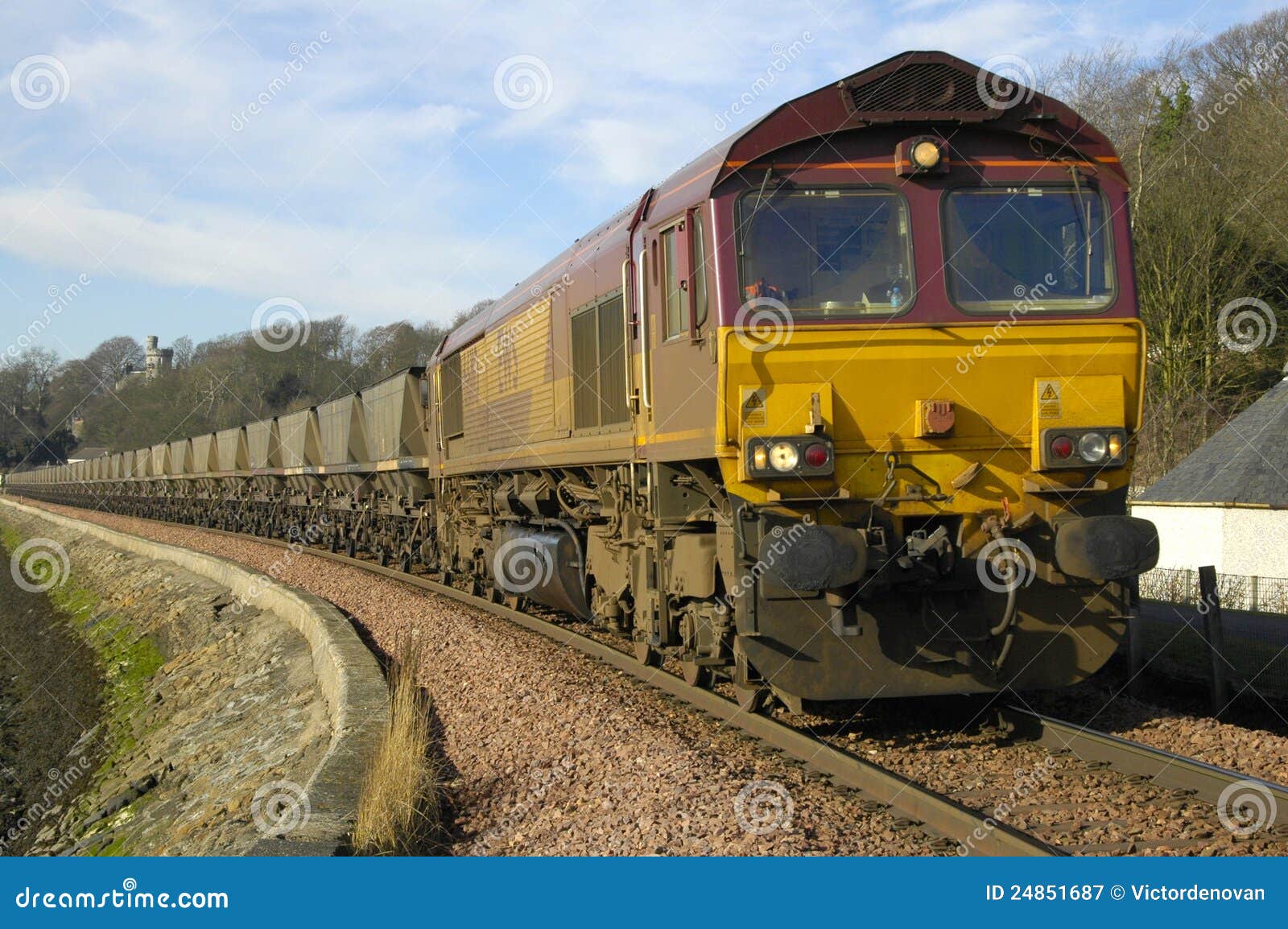 Coal Train And Power Plant Stock Image | CartoonDealer.com #16295695