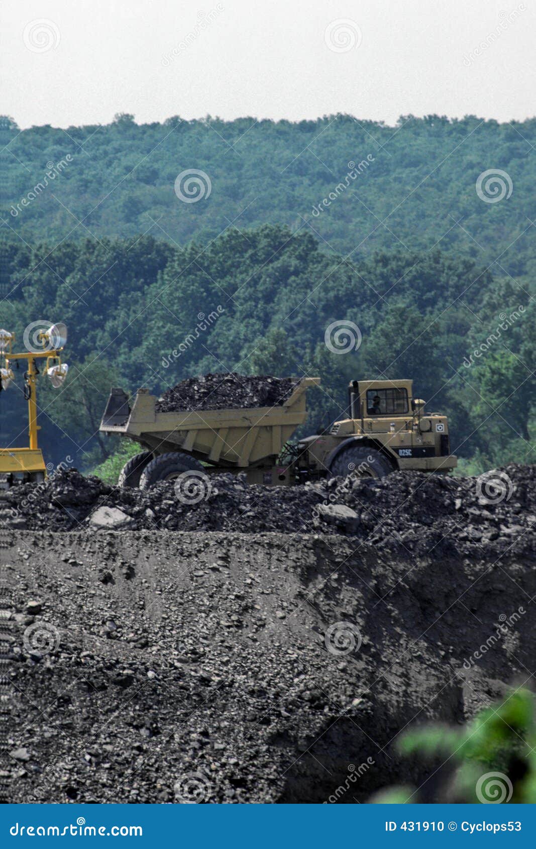 Coal truck stock photo. Image of work, energy, strip, bituminous - 431910