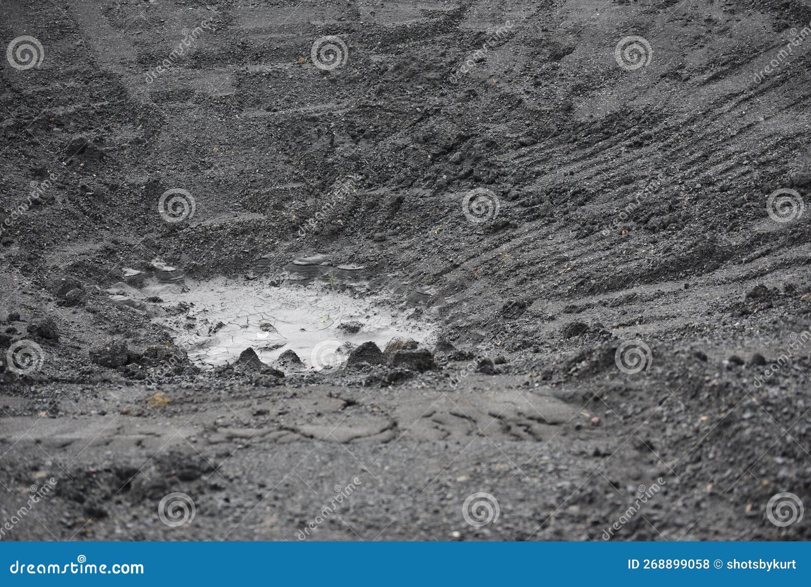 Coal wash pit stock photo. Image of dried, coal, wash - 268899058