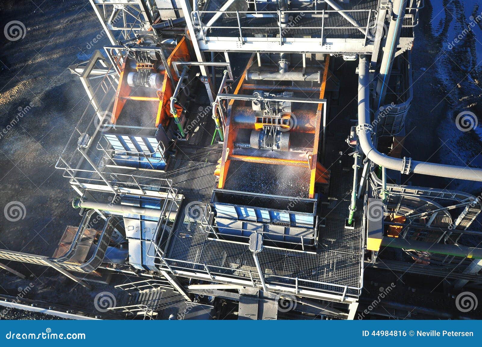 Coal Wash Plant stock photo. Image of washed, action - 44984816