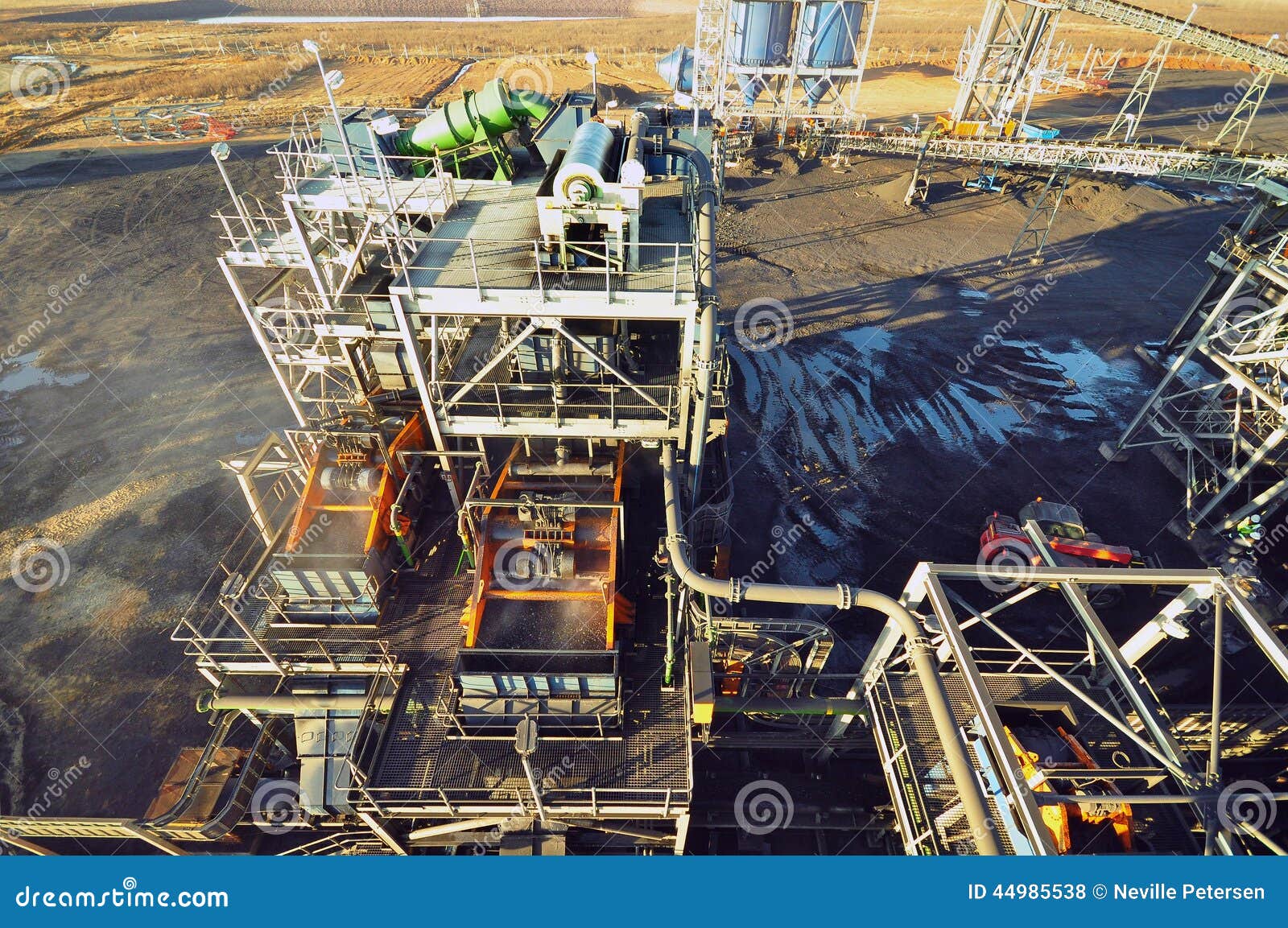 Coal Wash Plant stock photo. Image of soil, market, control - 44985538