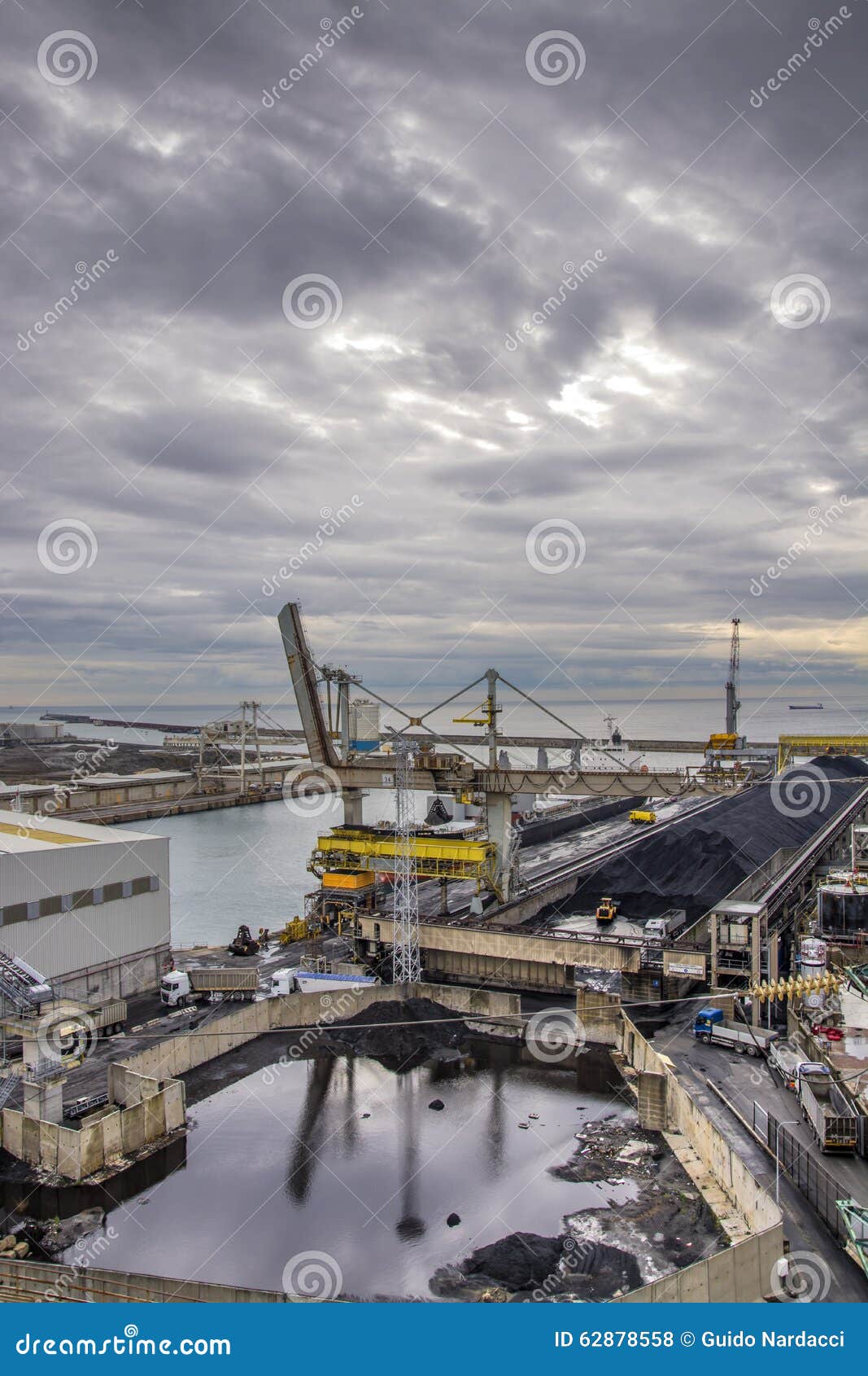 Coal Yard Storage Royalty-Free Stock Image | CartoonDealer.com #74346232