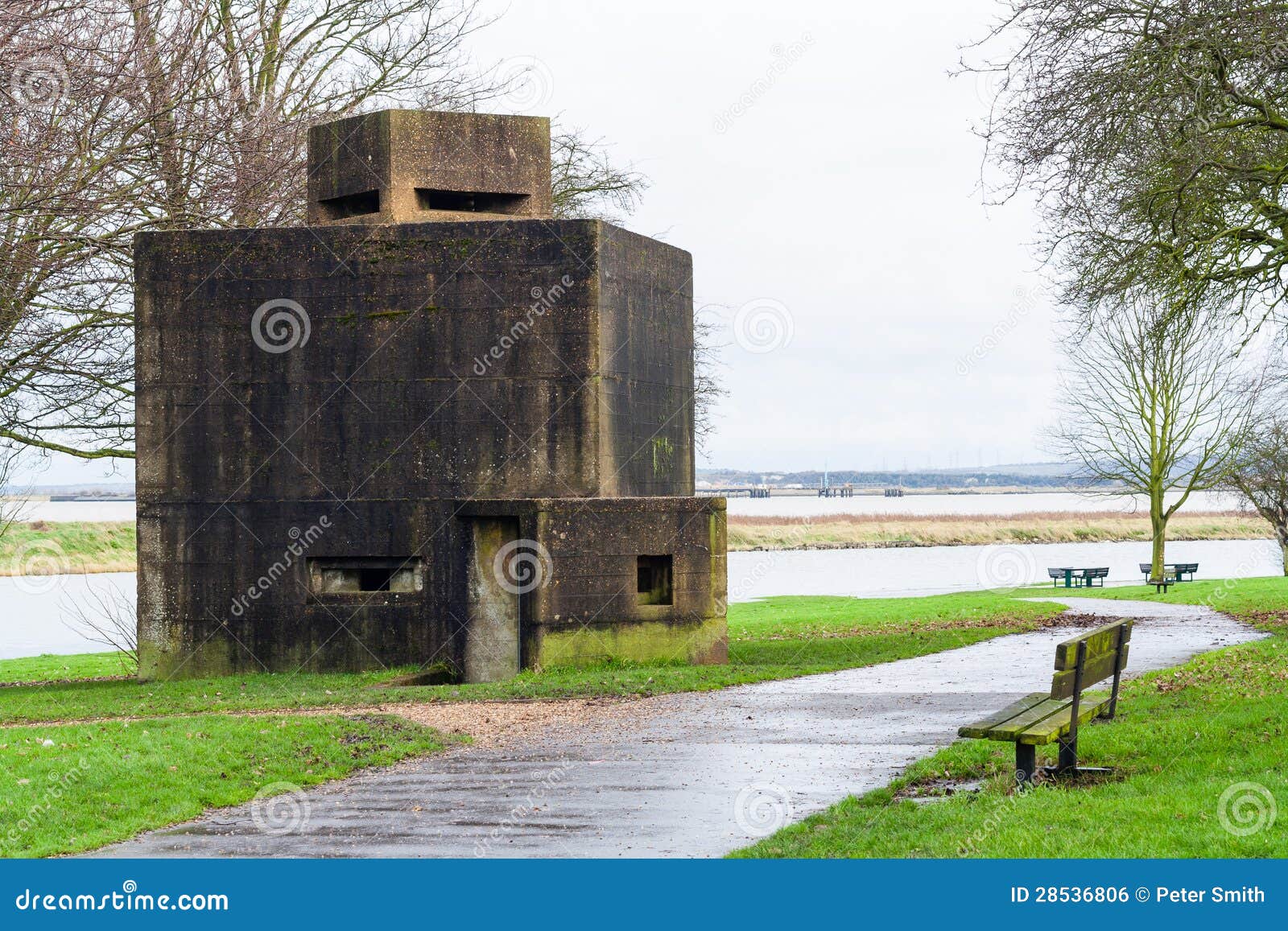 Essex Uk Coalhouse Fort Pillbox Stock Photo - Image of building, essex ...