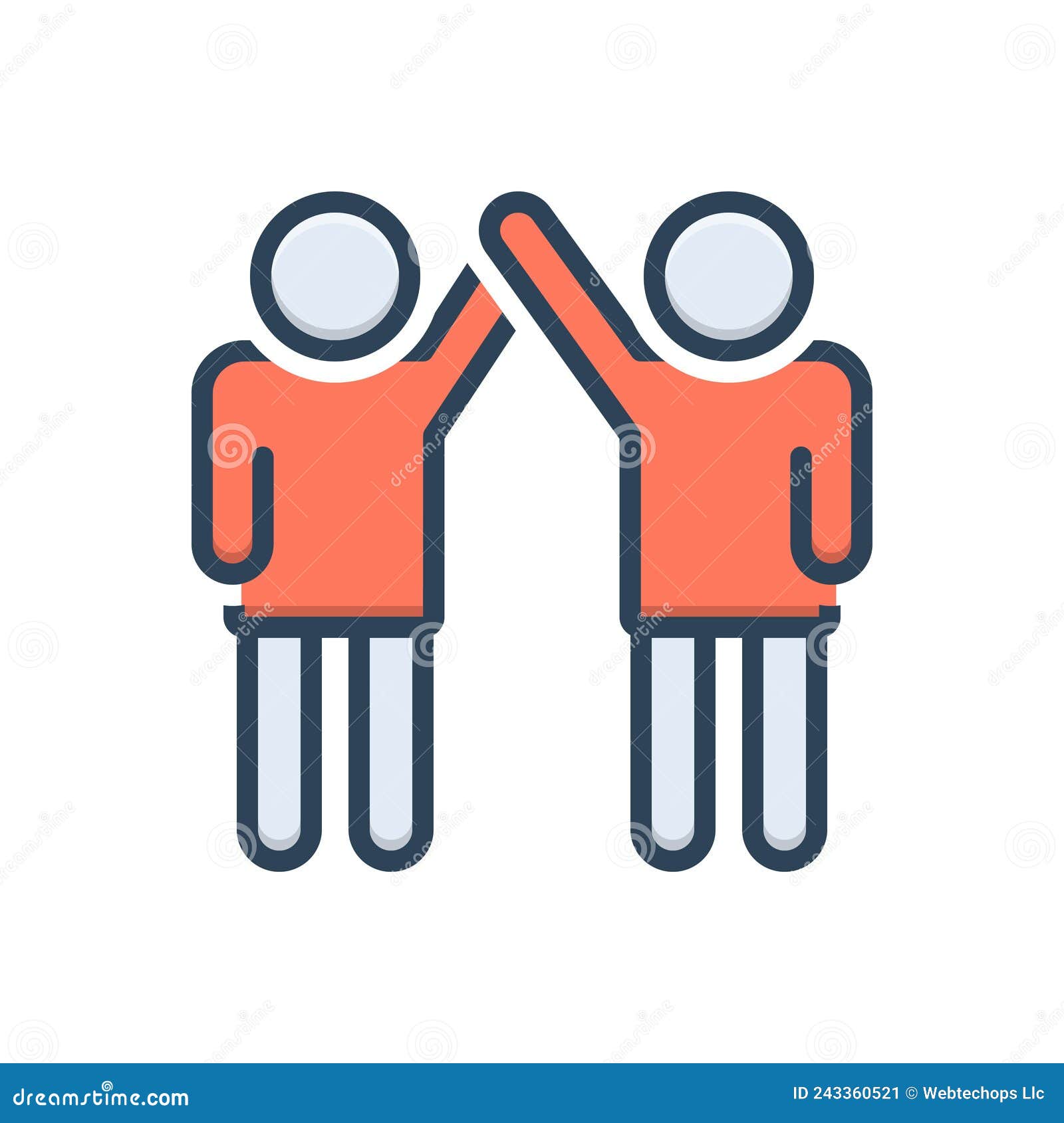 Color Illustration Icon for Coalition, Union and Team Stock Vector ...