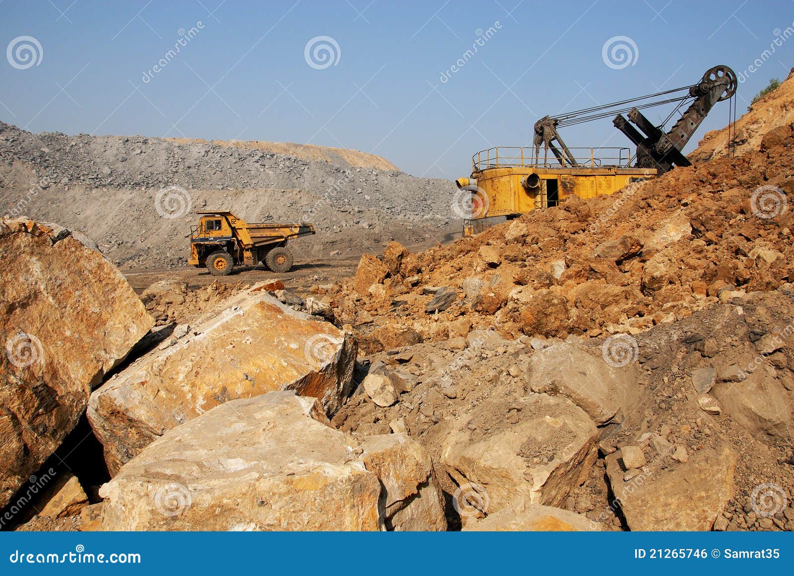 Coalmines in India editorial photo. Image of earthmoving - 21265746
