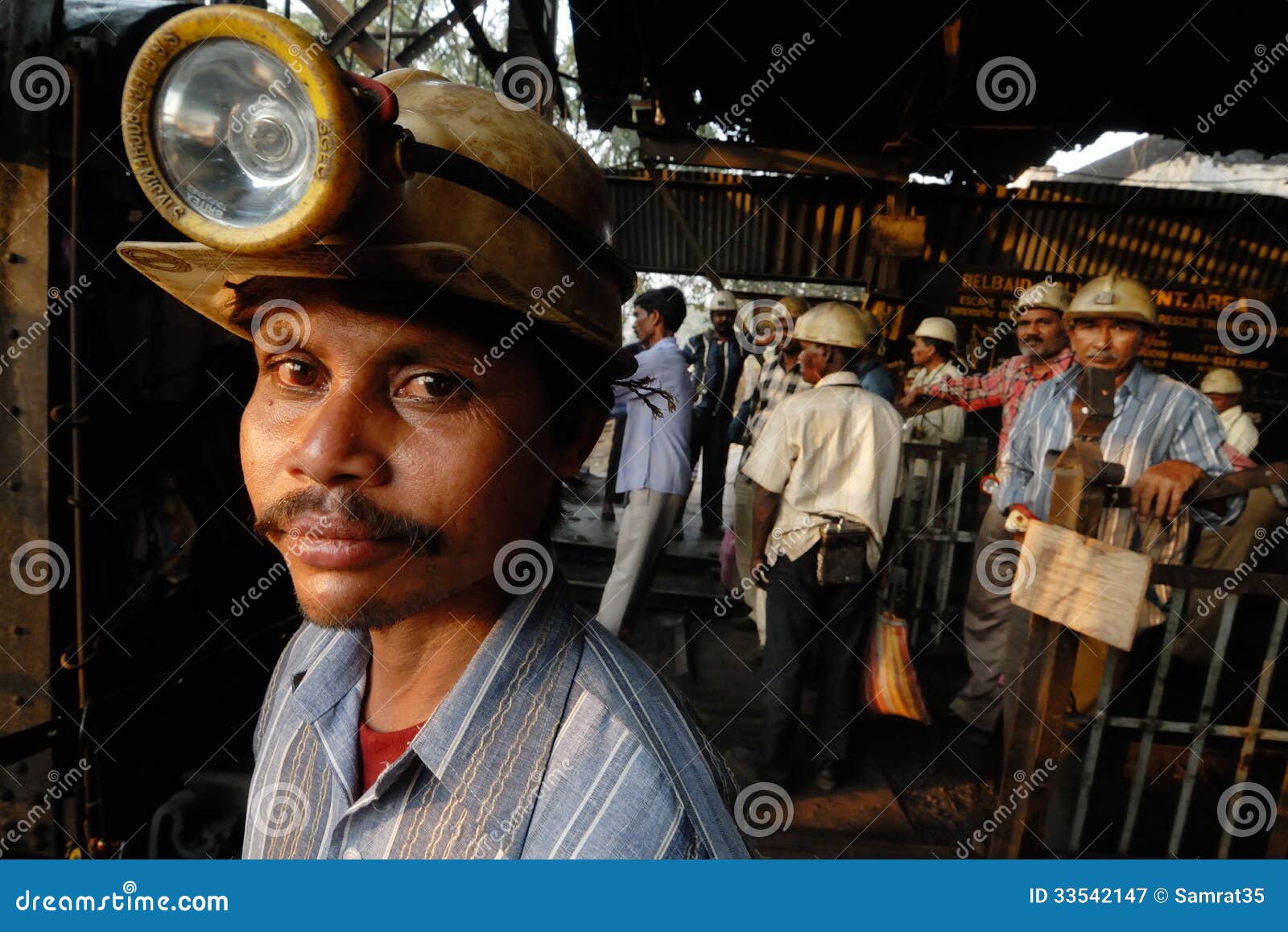 Coalmines Worker editorial photography. Image of helmet - 33542147