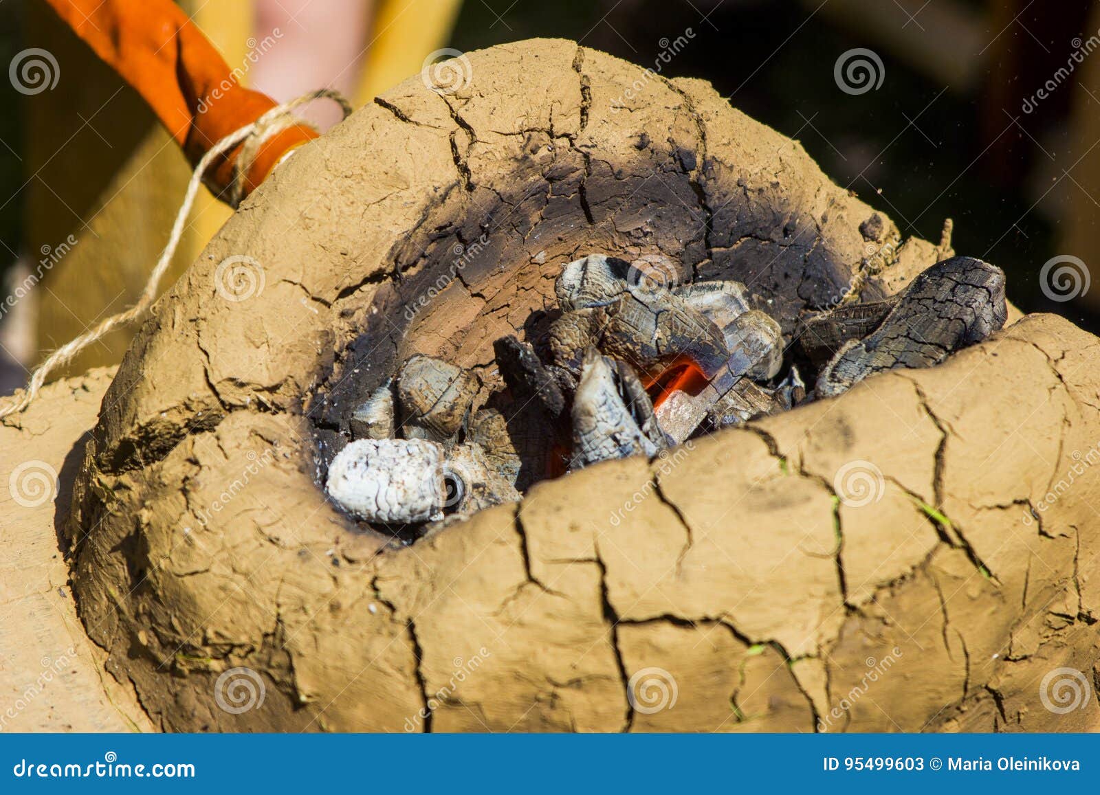 Coals for anvils stock image. Image of forge, handmade - 95499603