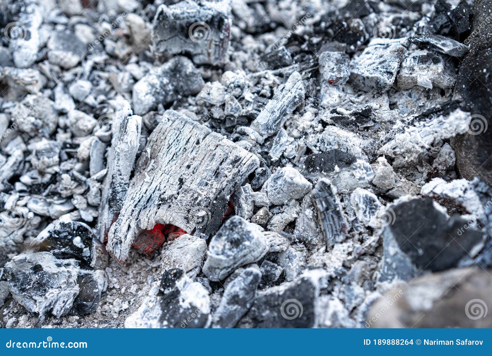Coals and Ashes from a Fire Stock Photo - Image of wood, burnt: 189888264