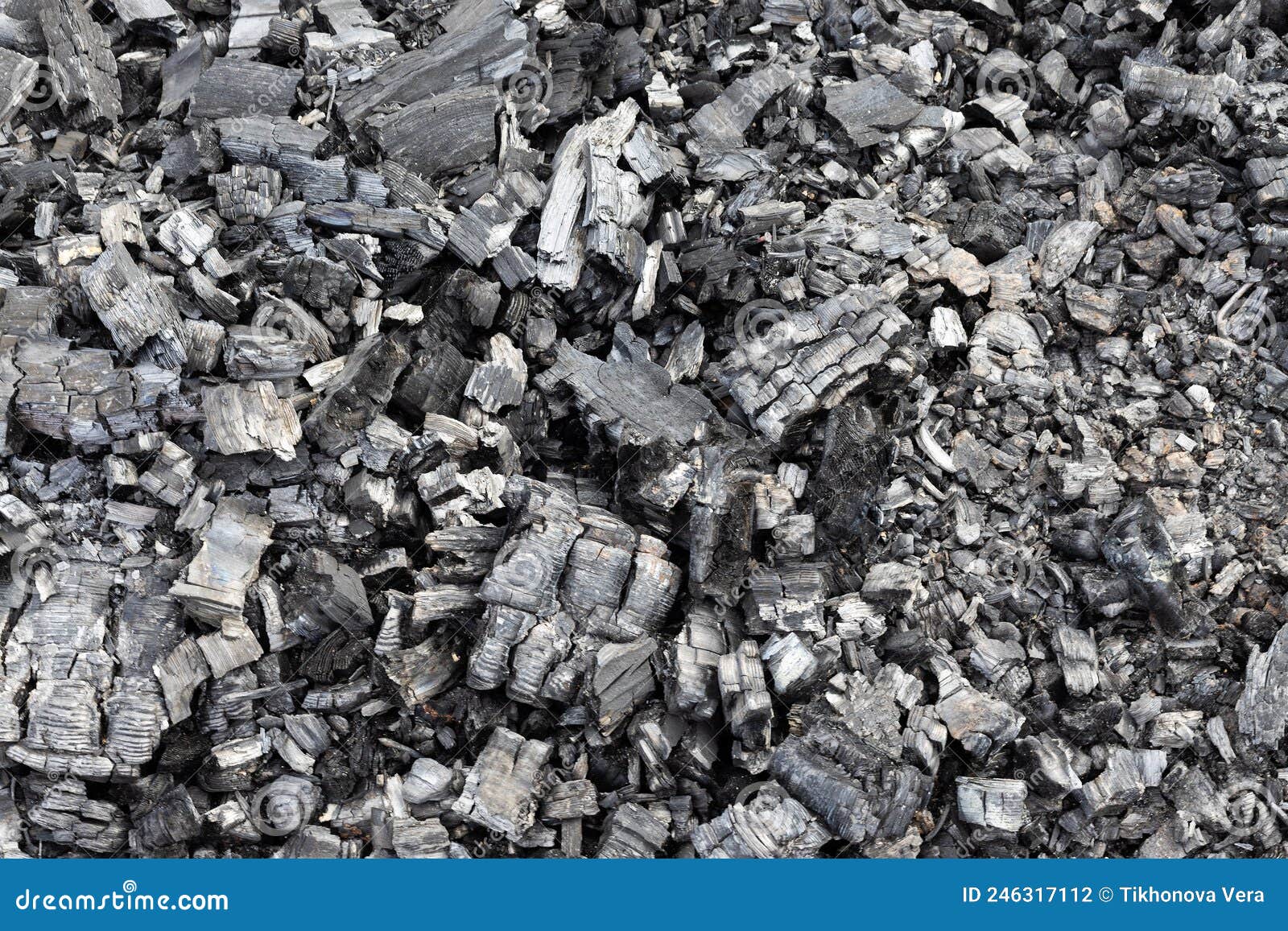 Coals after the fire stock photo. Image of fierce, extinguishing ...