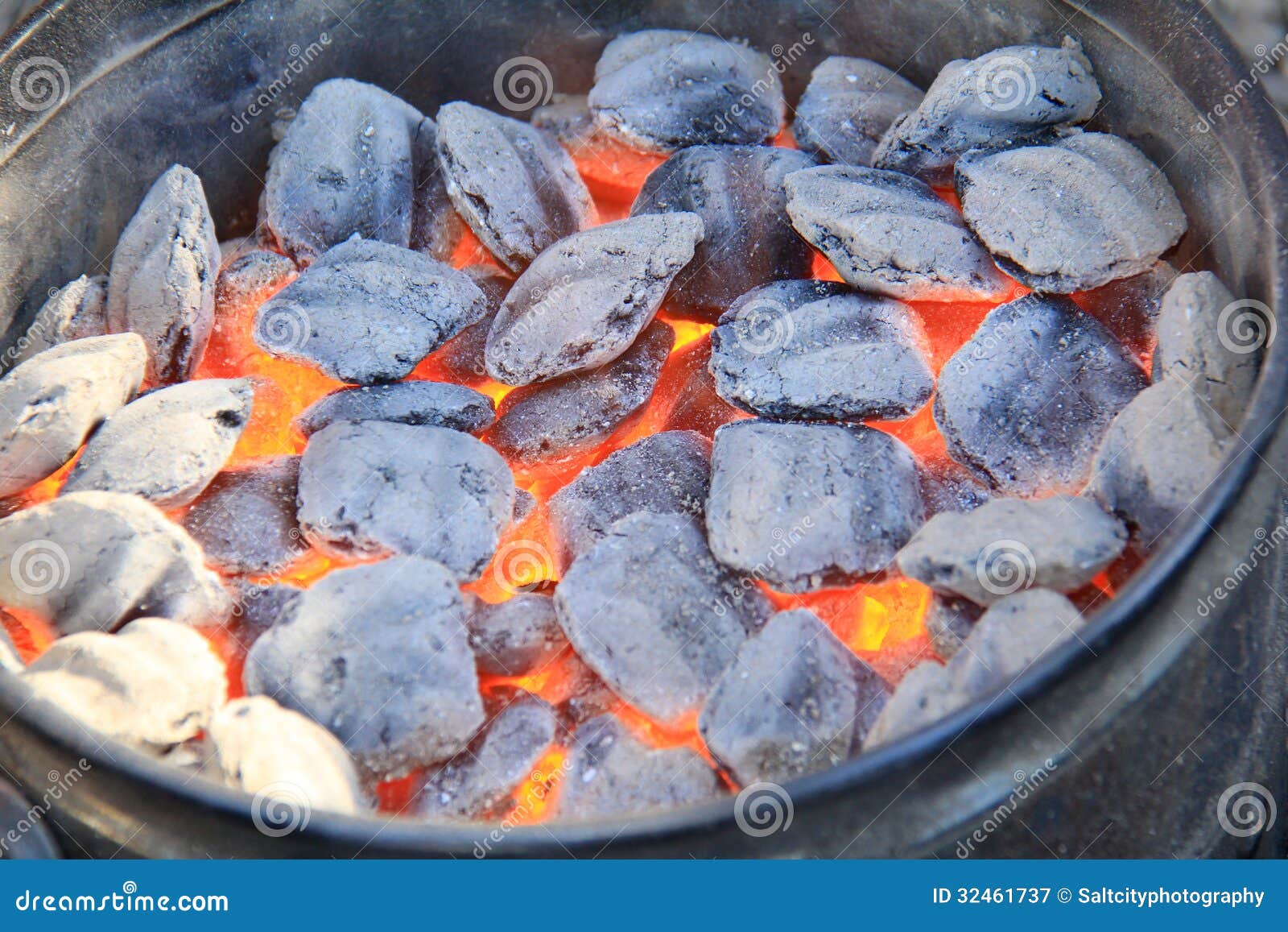 Hot Coals stock image. Image of cooking, burn, heat, orange - 32461737