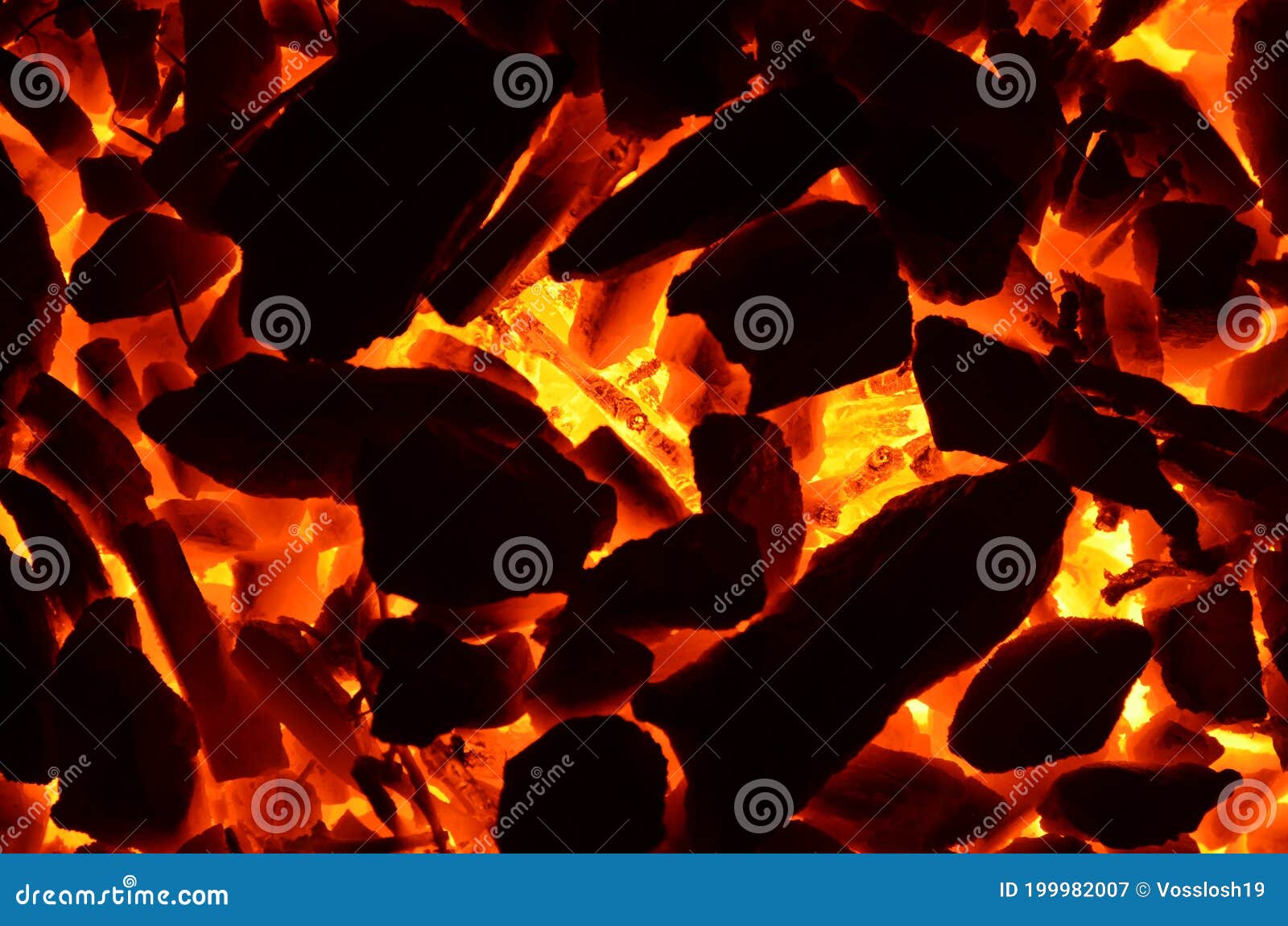 Coarse Anthracite Coal Flares Up from Fine. Stock Image - Image of ...
