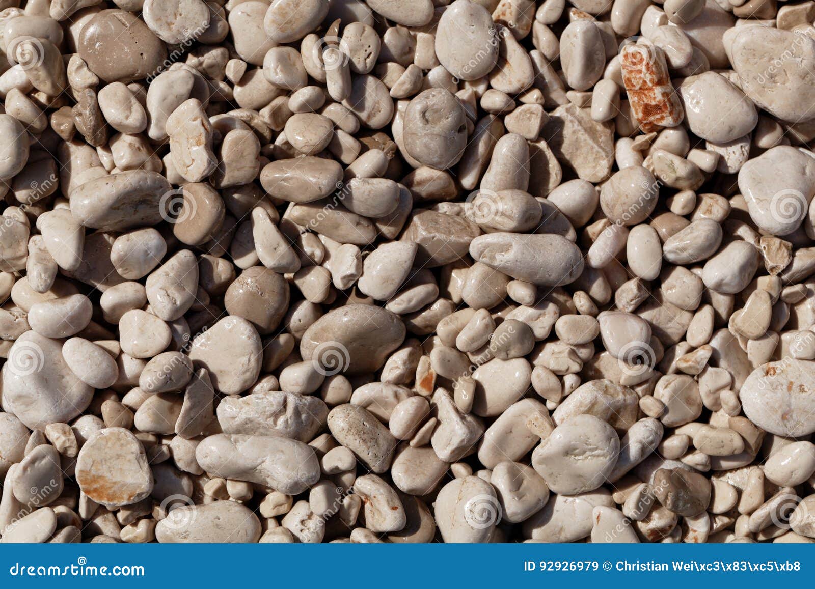 Coarse Grained White Pebble Stones Stock Image - Image of path, gravel ...