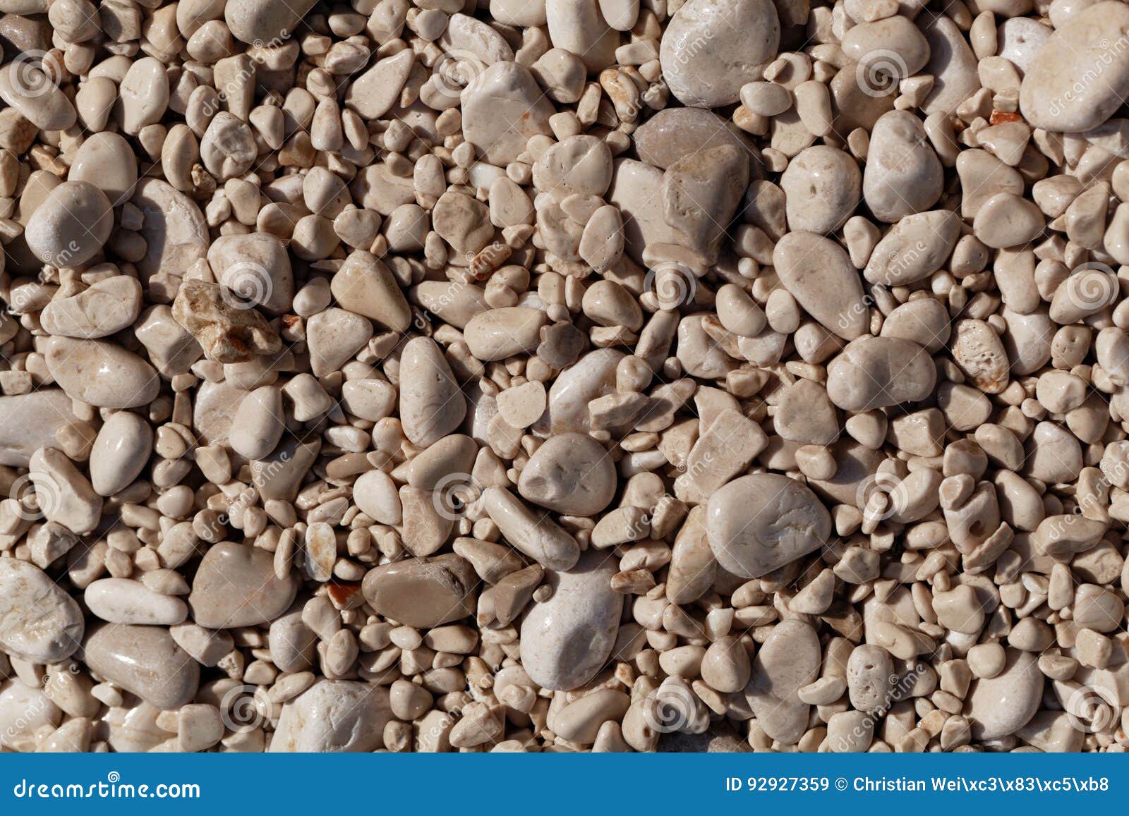 Coarse Grained White Pebble Stones Stock Image - Image of mineral ...