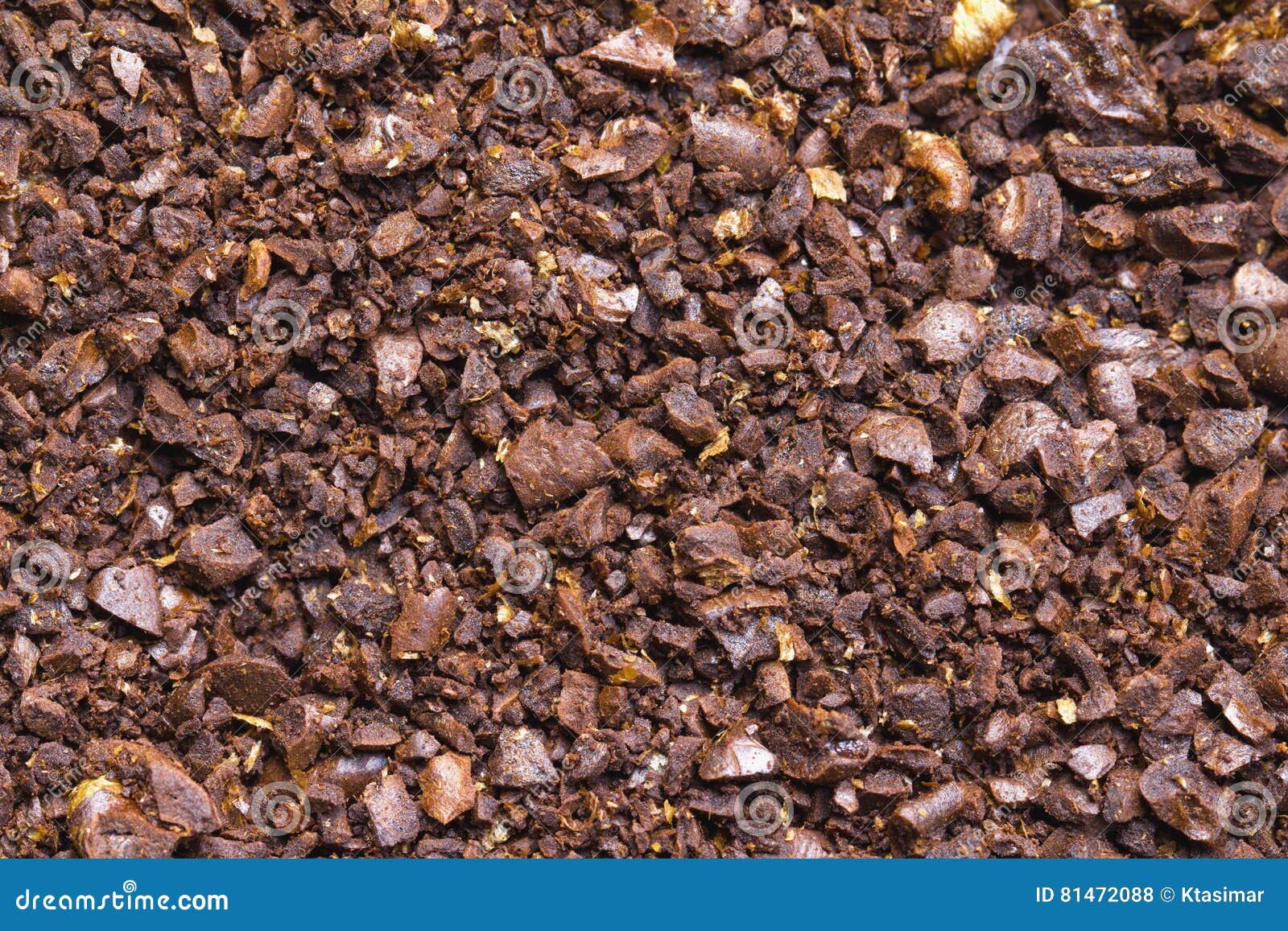 Coarse Ground Coffee Background Stock Photo - Image of roasted, presoak ...