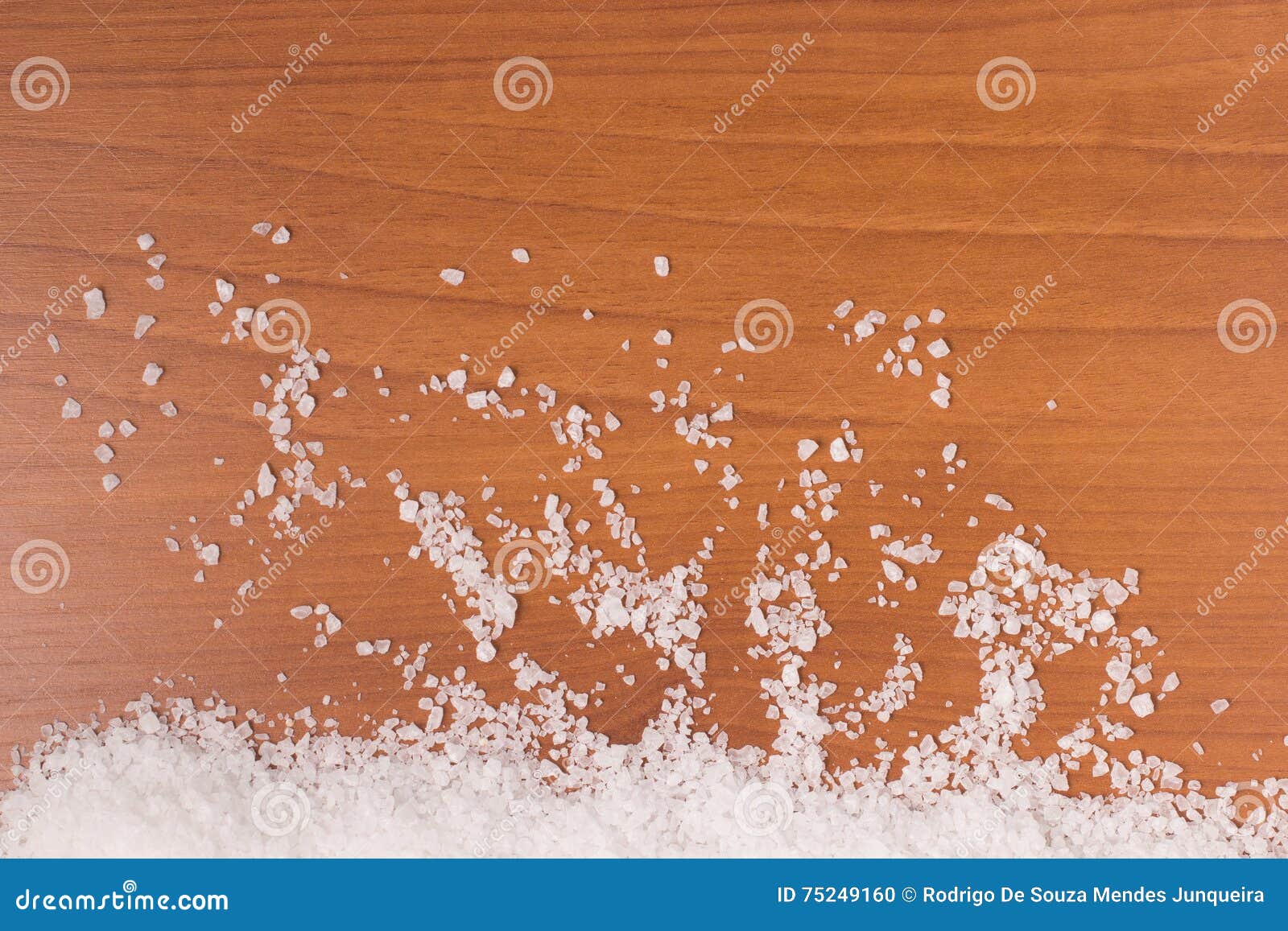 Coarse salt frame stock photo. Image of coarse, sodium - 75249160