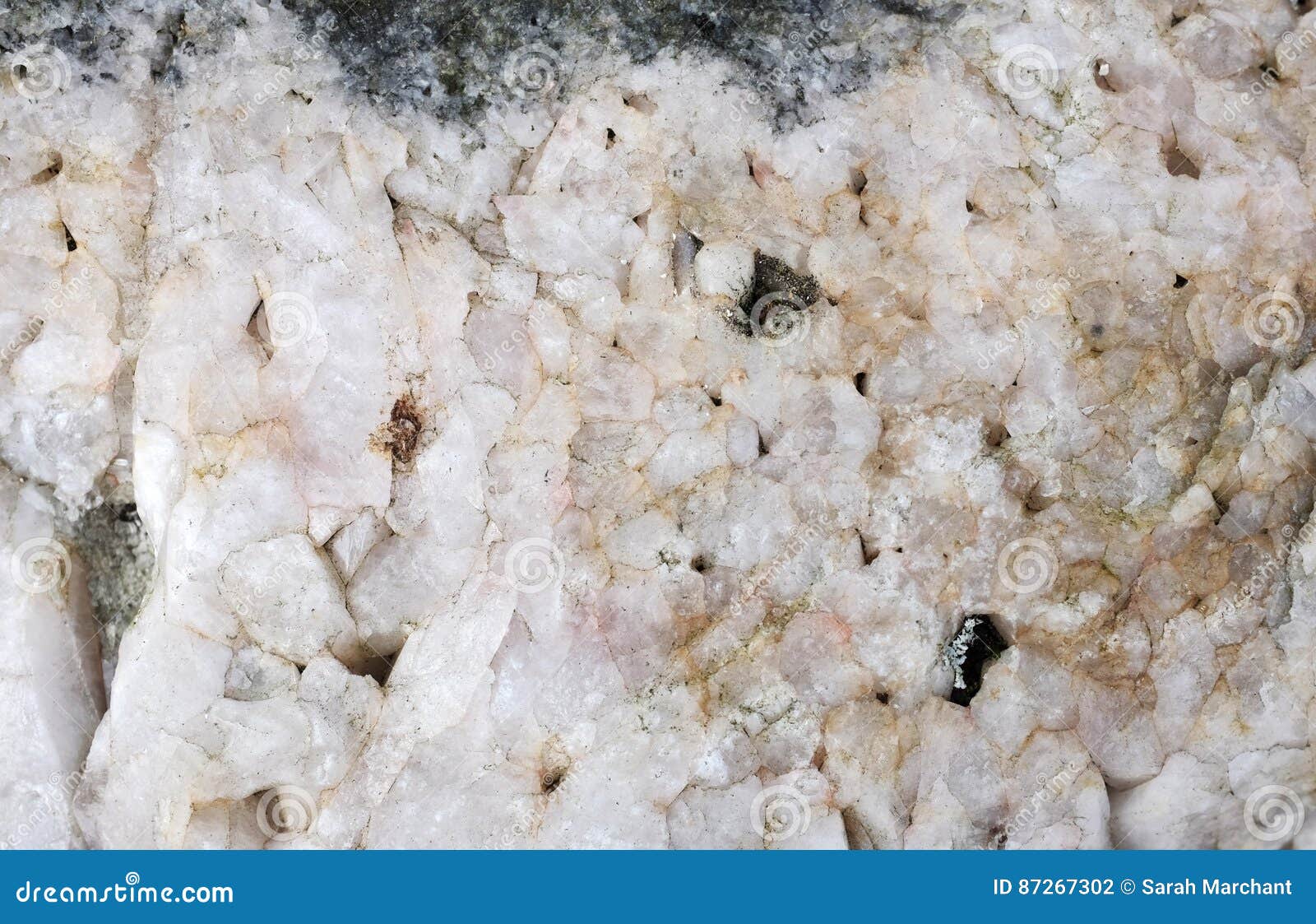 Coarse White Quartz Background Stock Photo - Image of quartz, texture ...