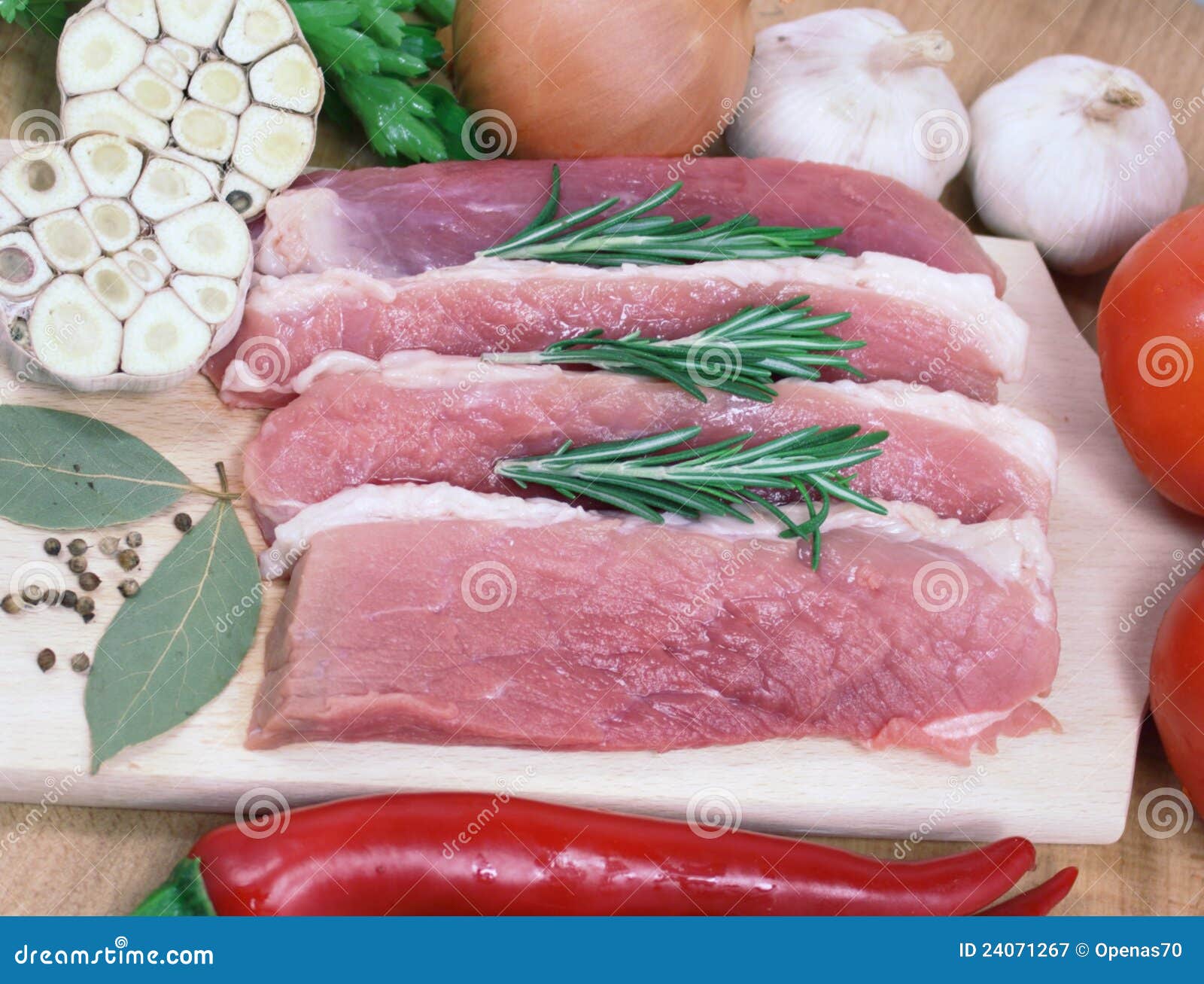 Coarsely cut pork stock image. Image of cook, chili, onion - 24071267