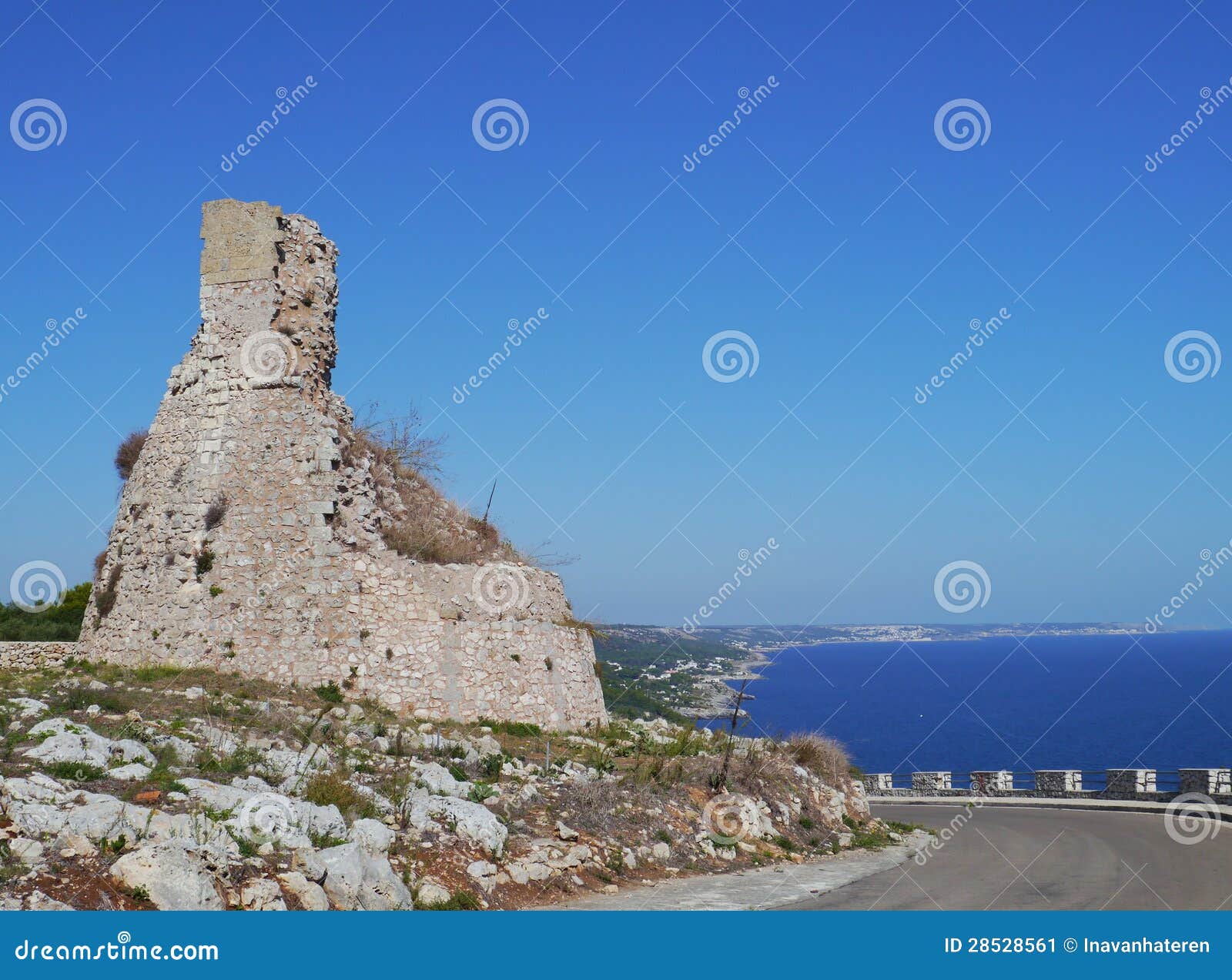 The Coast of the Adriatic Sea in Italy Stock Image - Image of crow ...