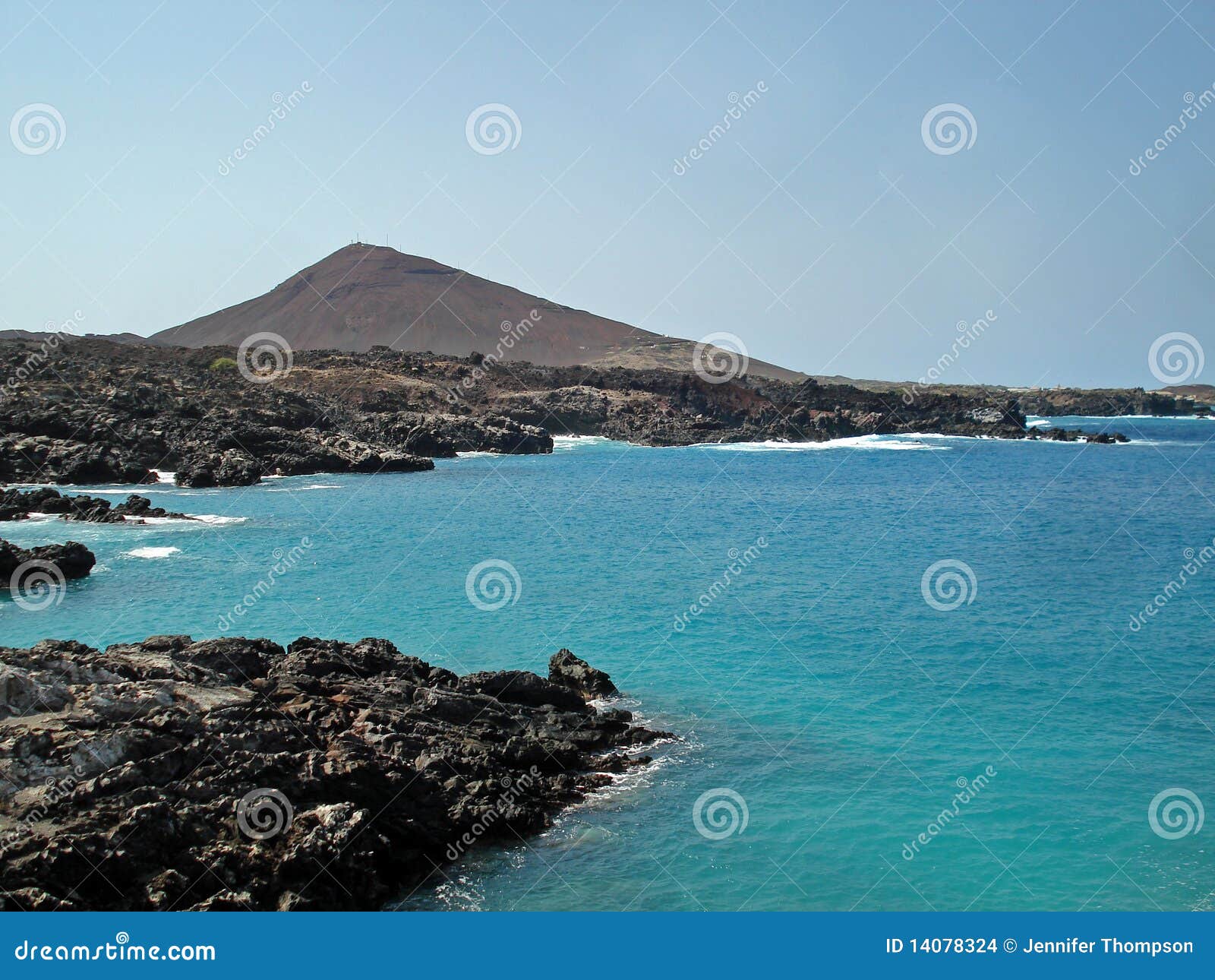 Coast of Ascension Island stock photo. Image of volcano - 14078324