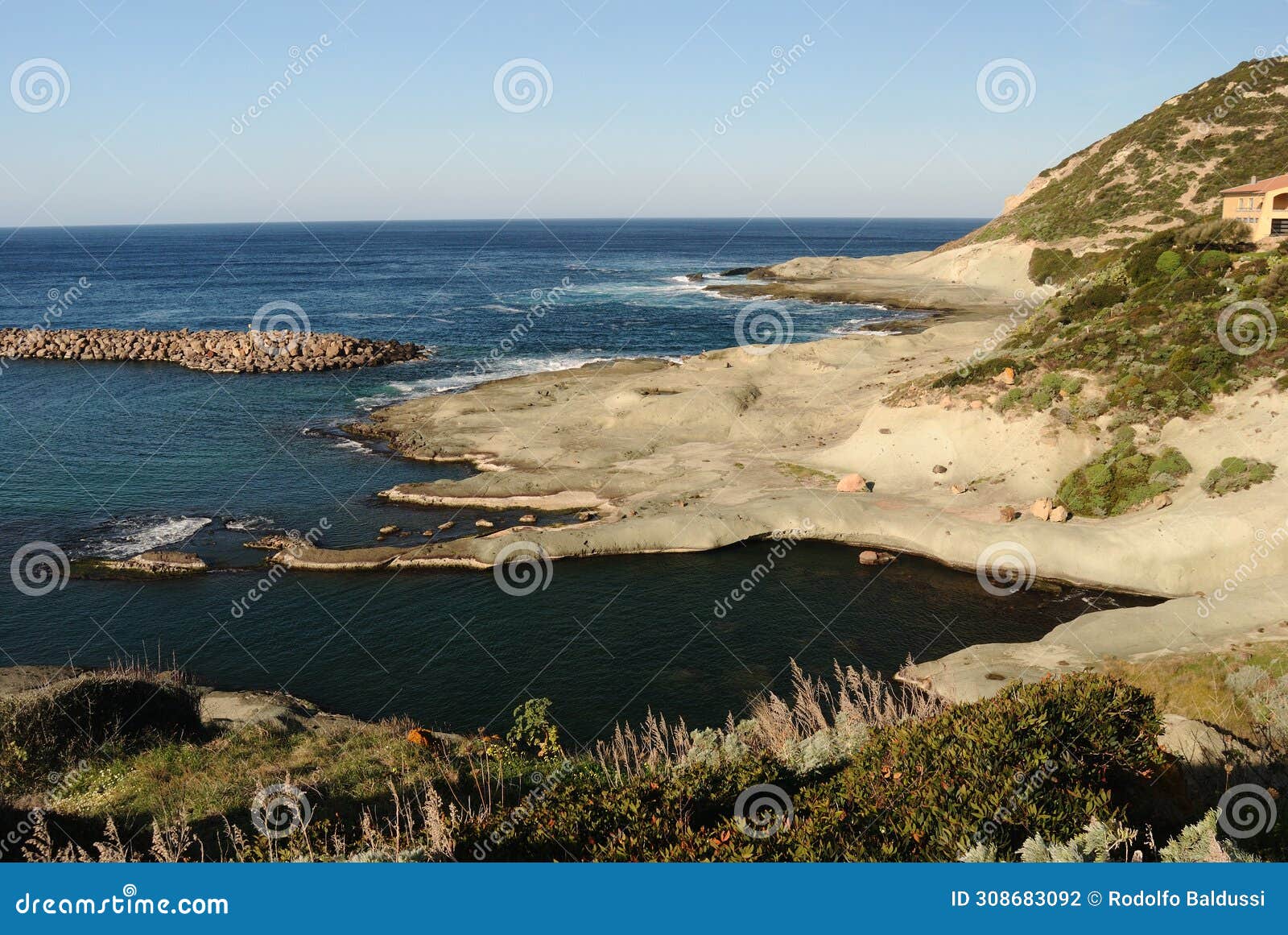 The coast of Cane Malu stock photo. Image of horizon - 308683092