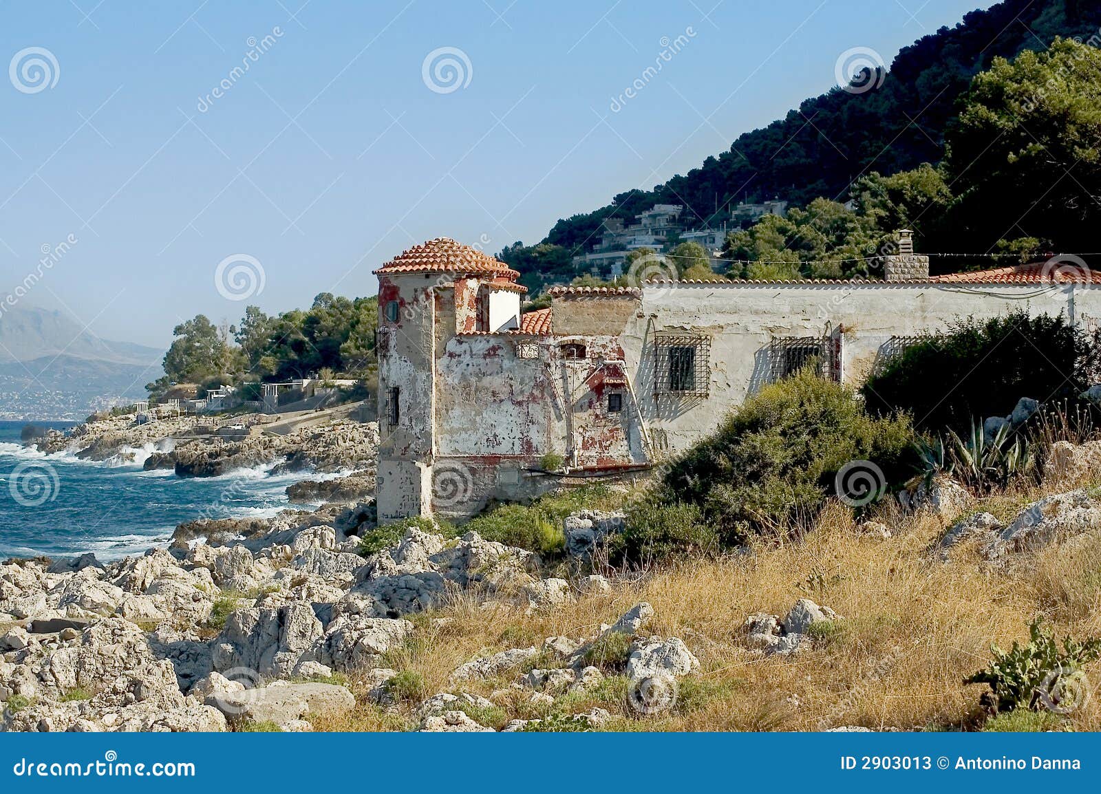 Coast castle stock image. Image of castle, landscape, coast - 2903013