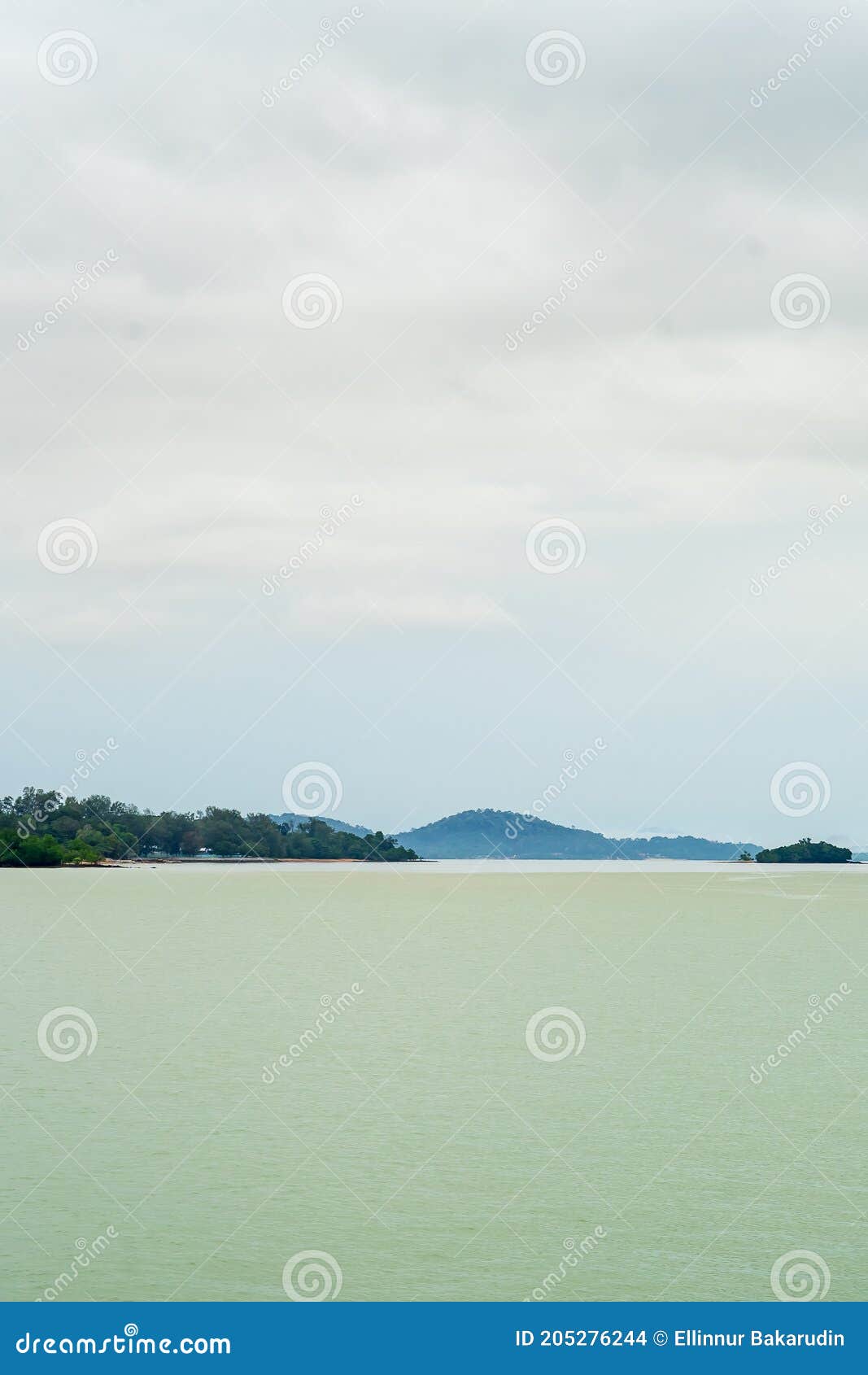 Coast Coastal Scene in the Evening during Raining Time Stock Photo ...